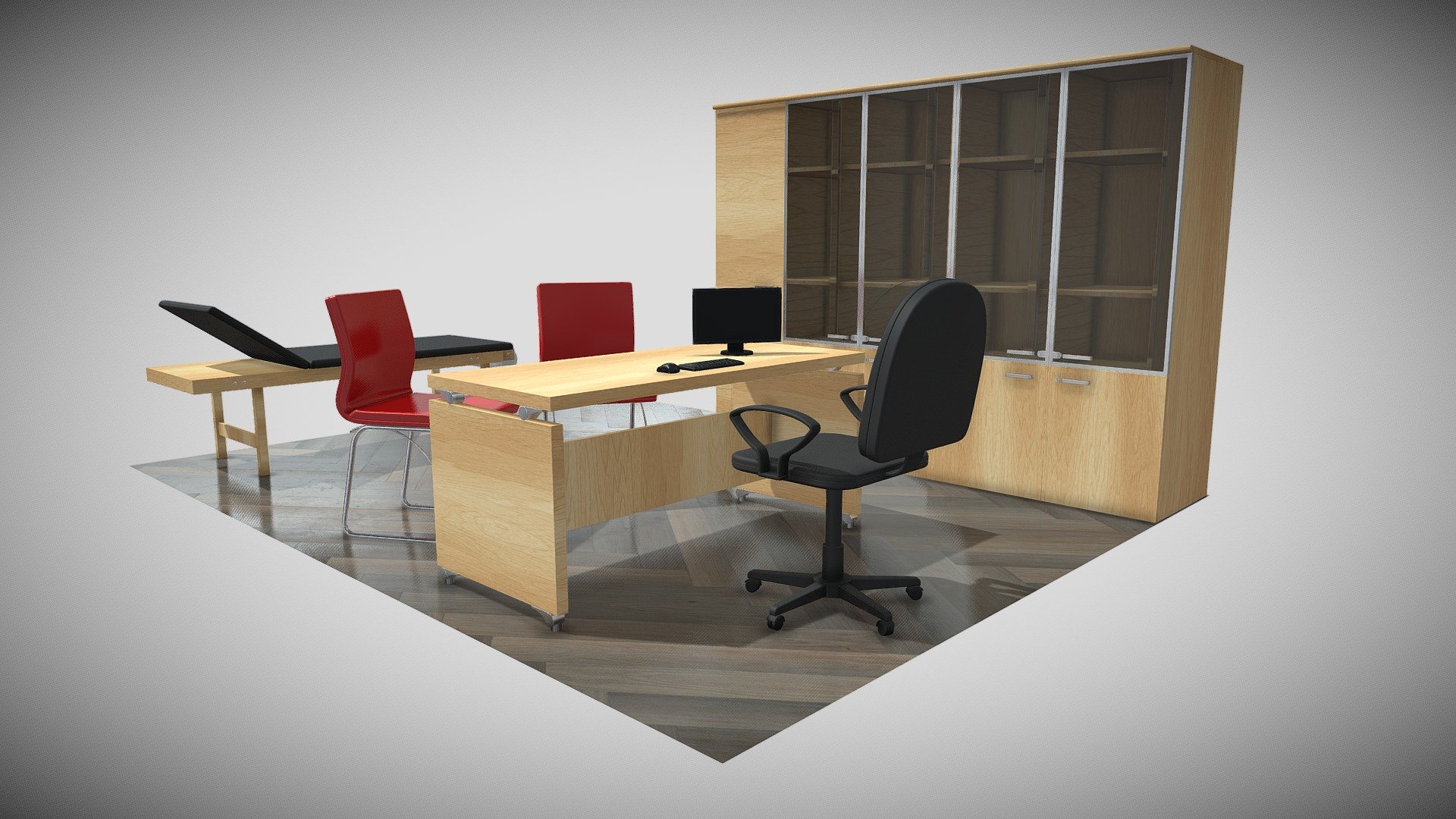 Office - Buy Royalty Free 3D model by Ernesto2992 [a632dbc] - Sketchfab ...