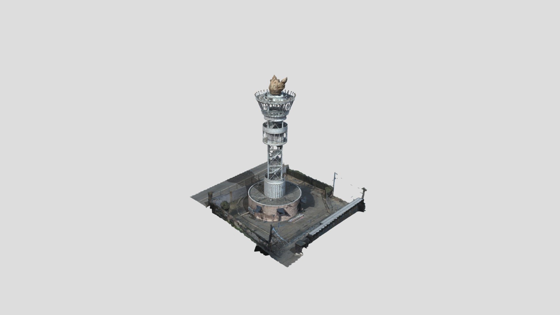 Atlanta's Olympic Torch Tower - Download Free 3D model by scott.foster ...