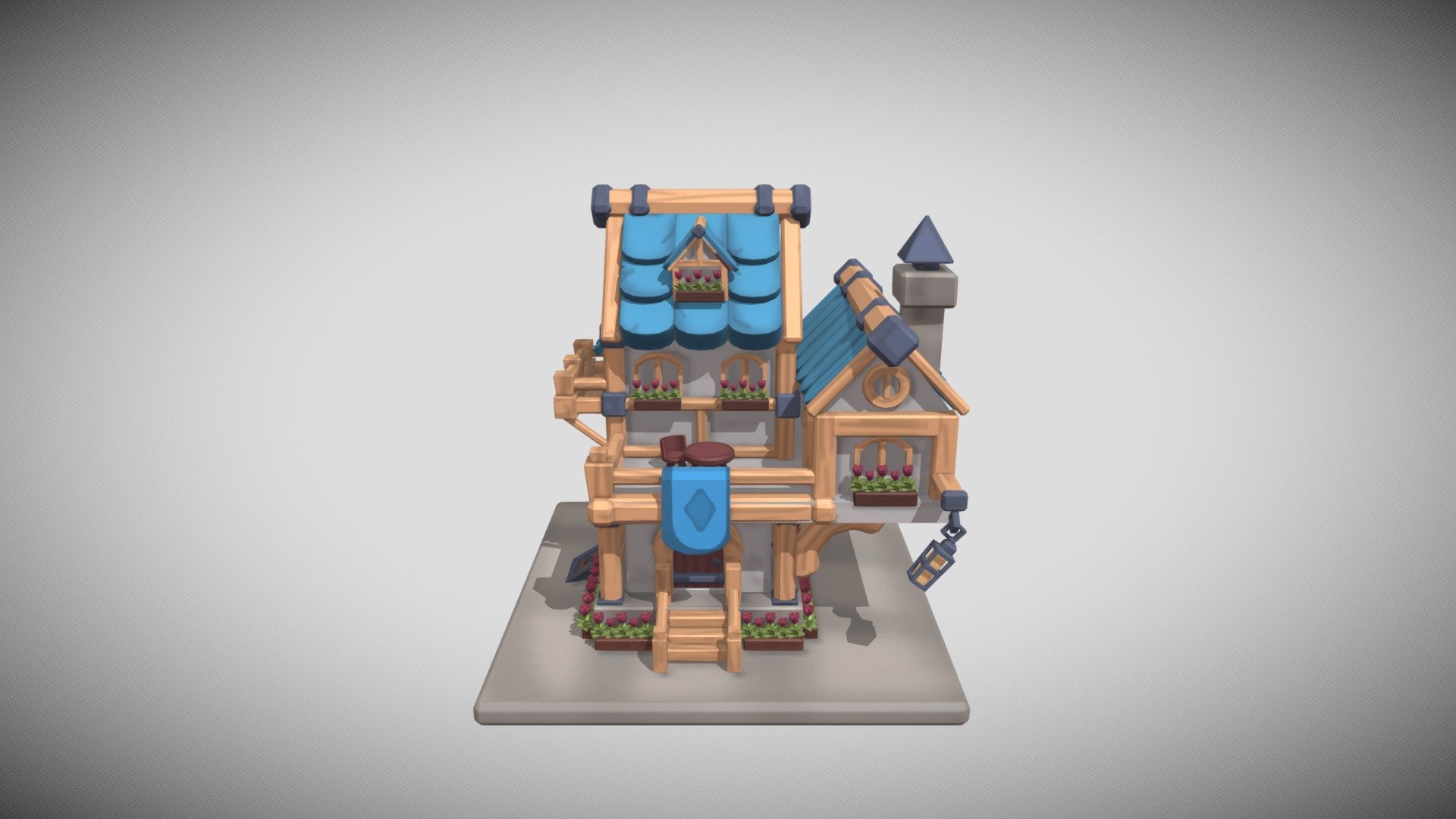 shackshack animation - 3D model by caramelsama [a636ab4] - Sketchfab