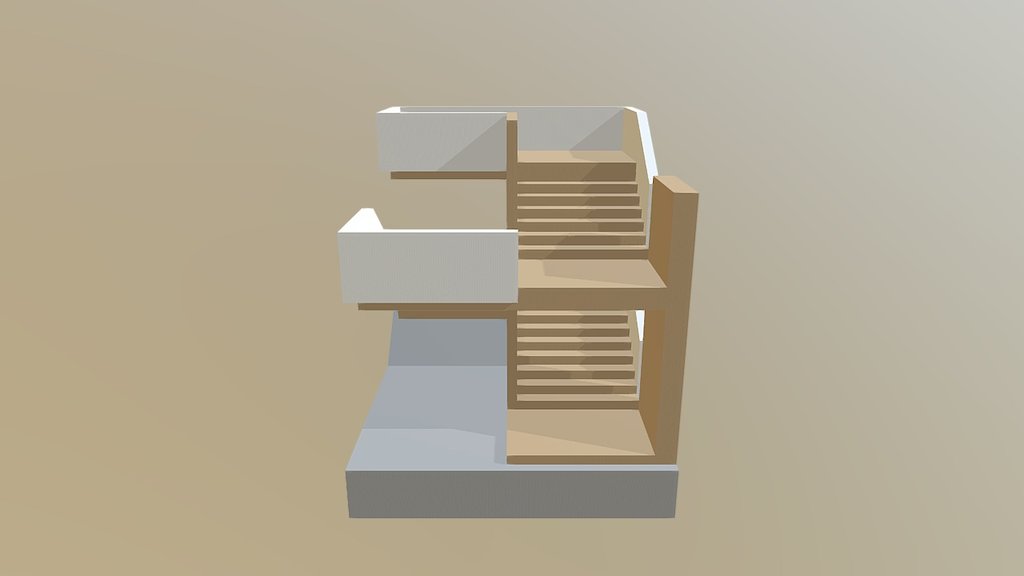 WEEK FOUR_MODEL K - OBLIQUE / CIRCULATION - 3D model by ARCH1015_6 ...
