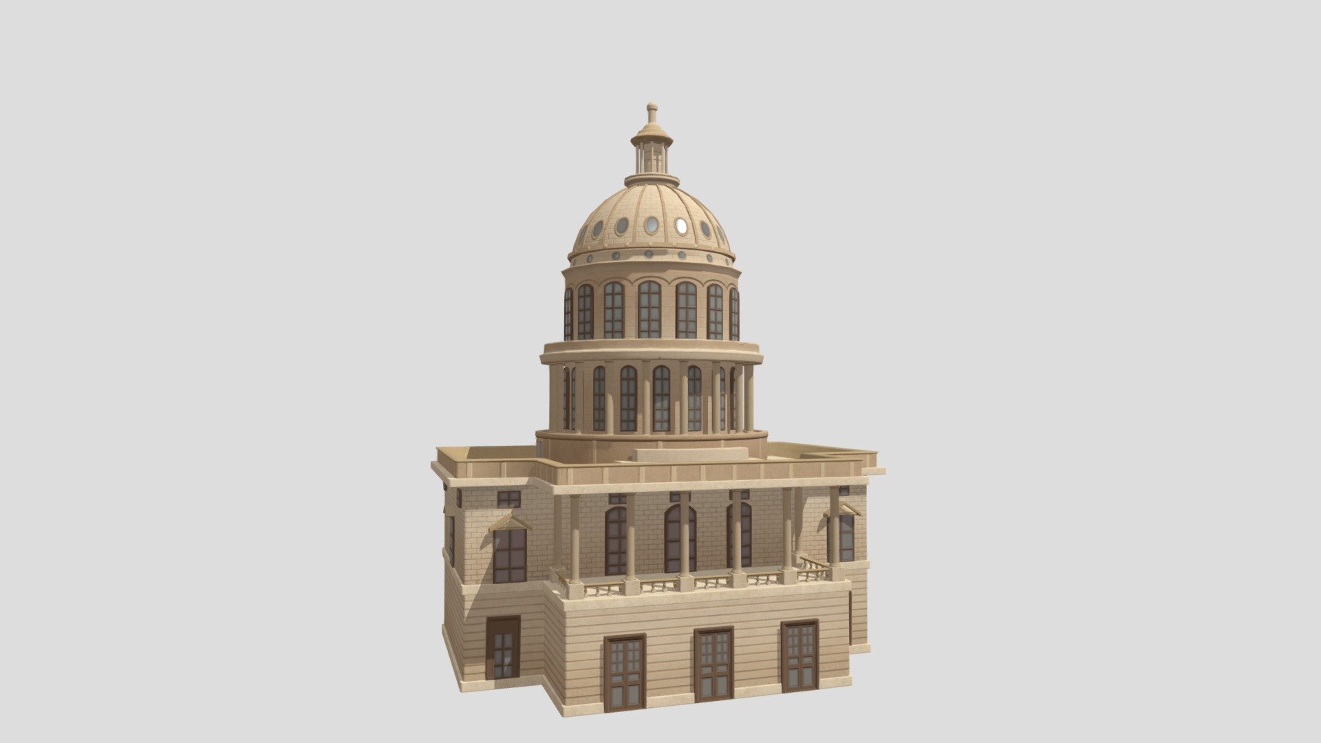 Capitol Building - Download Free 3D model by spaceron65 [a640267 ...