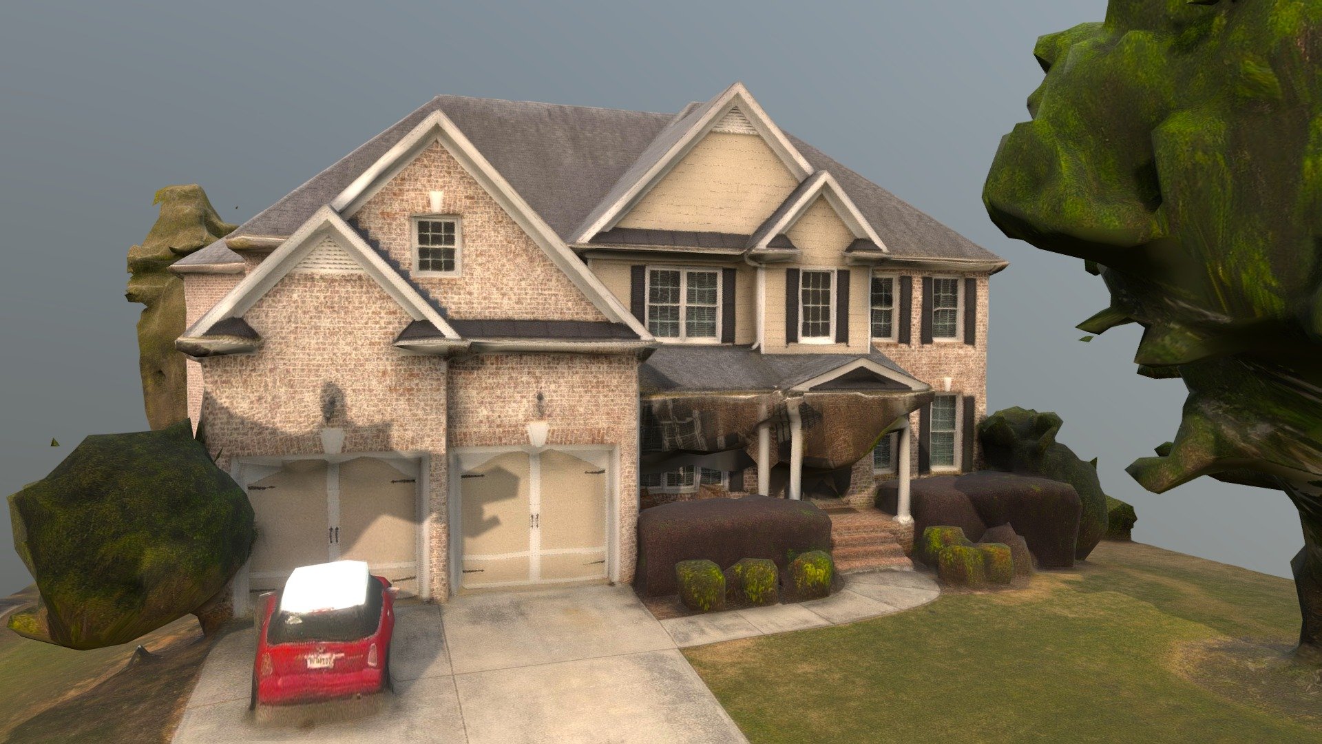 Our House - Aerial Real Estate Scan Test 1 - 3D model by Cody ...