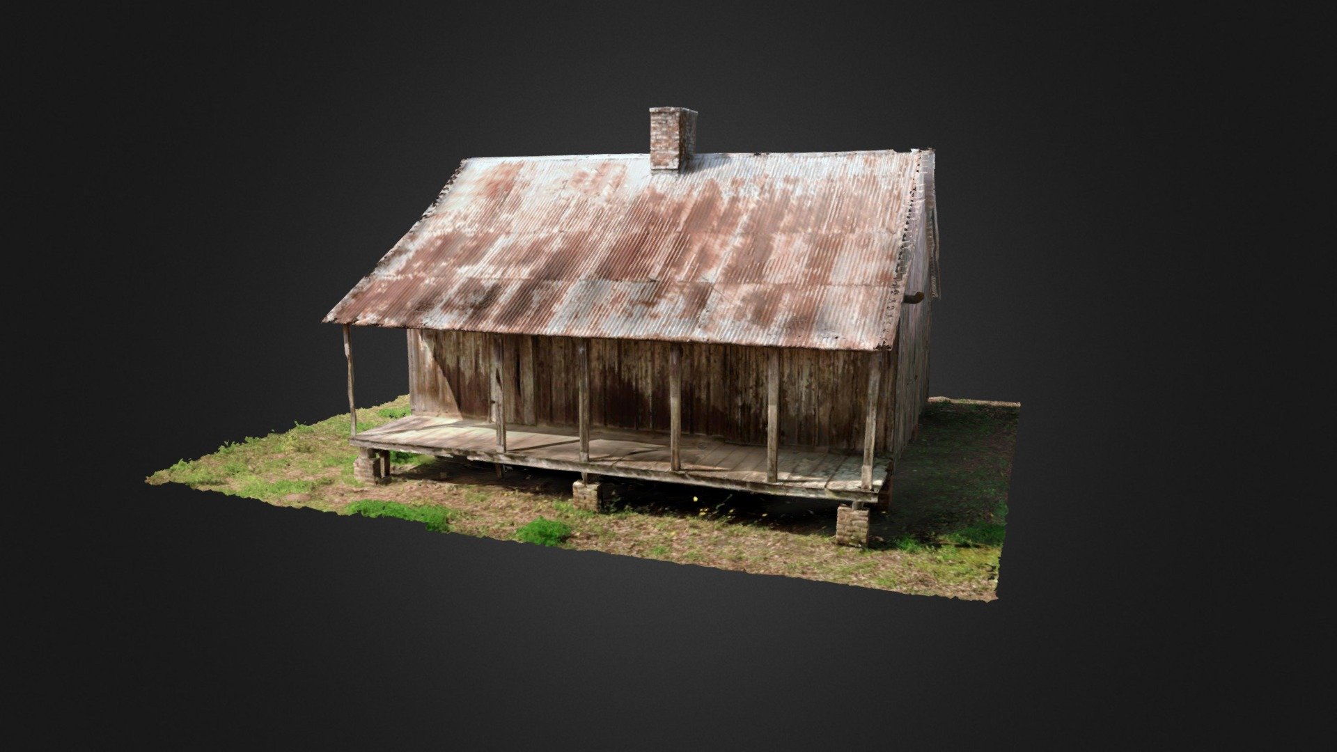 Laurel Valley Plantation Slave Cabin 4 - Download Free 3D model by ...