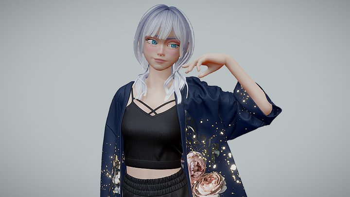 Kimono 3D models - Sketchfab