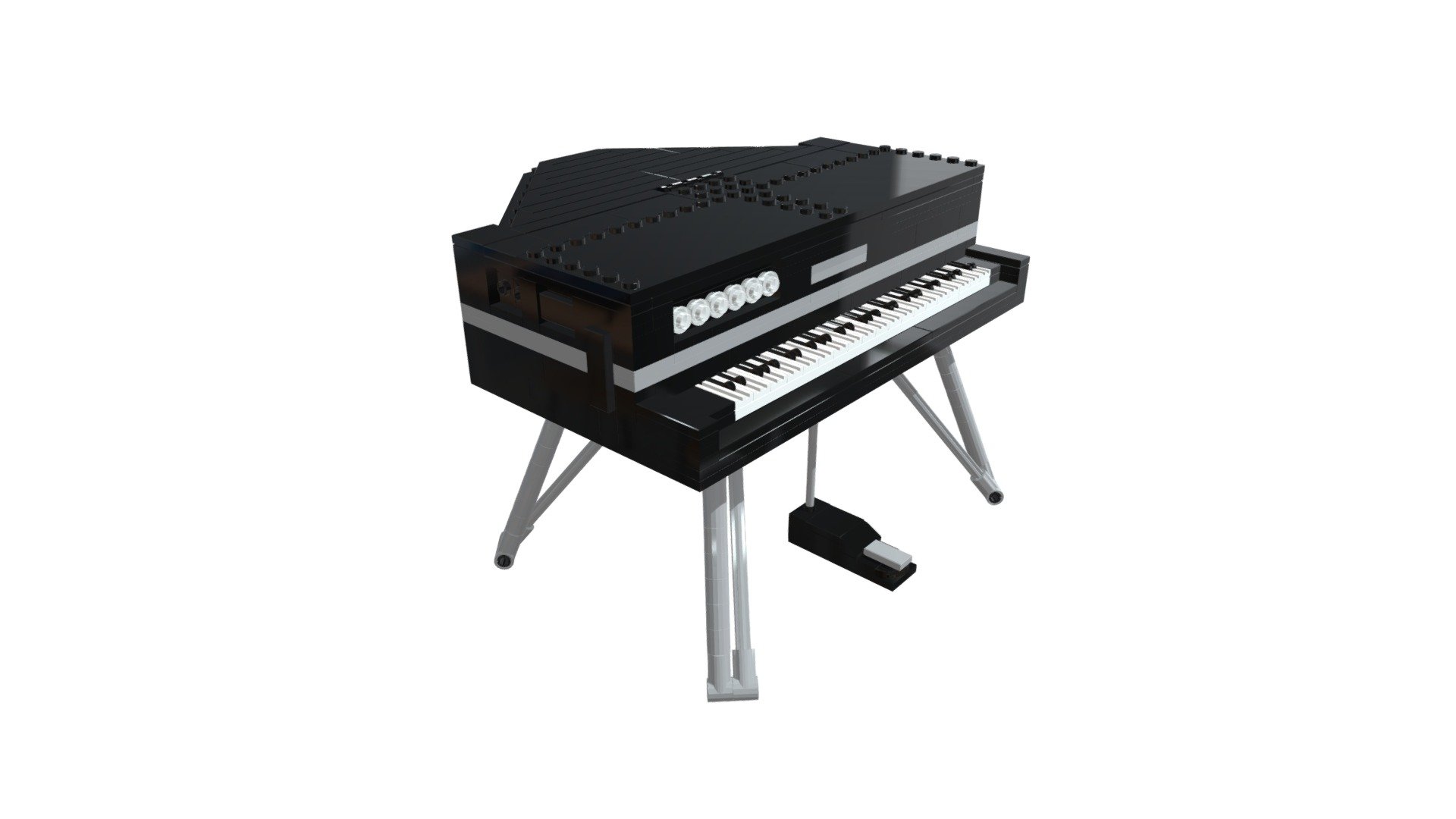 Piano - 3D model by musicalbrick [a64286e] - Sketchfab