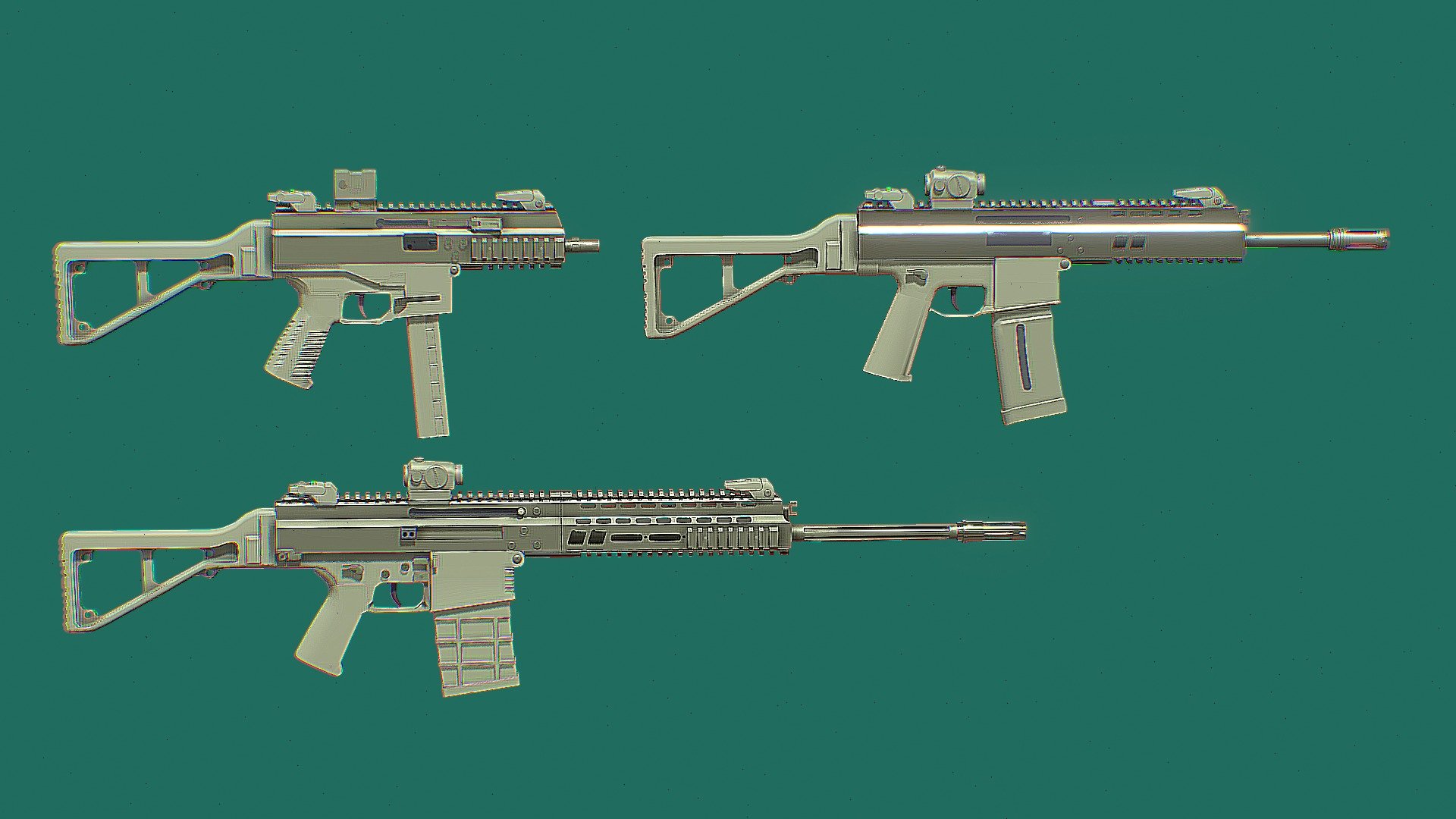 B&T - SMG DMR SPR Pack - 3D model by momsboxtv [a643225] - Sketchfab