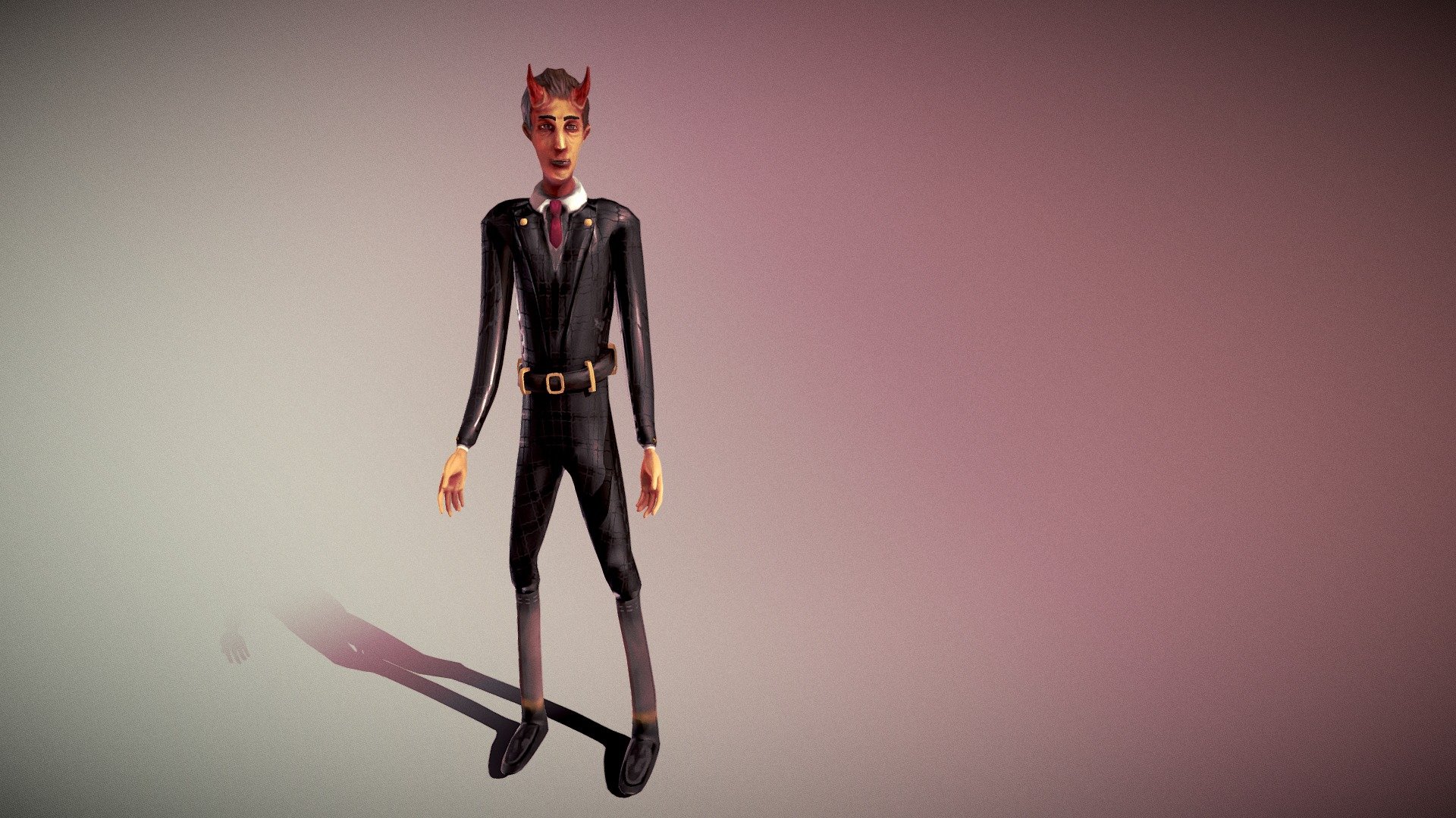 Demon in a suit - Download Free 3D model by Hélder Vinícius (@helder ...