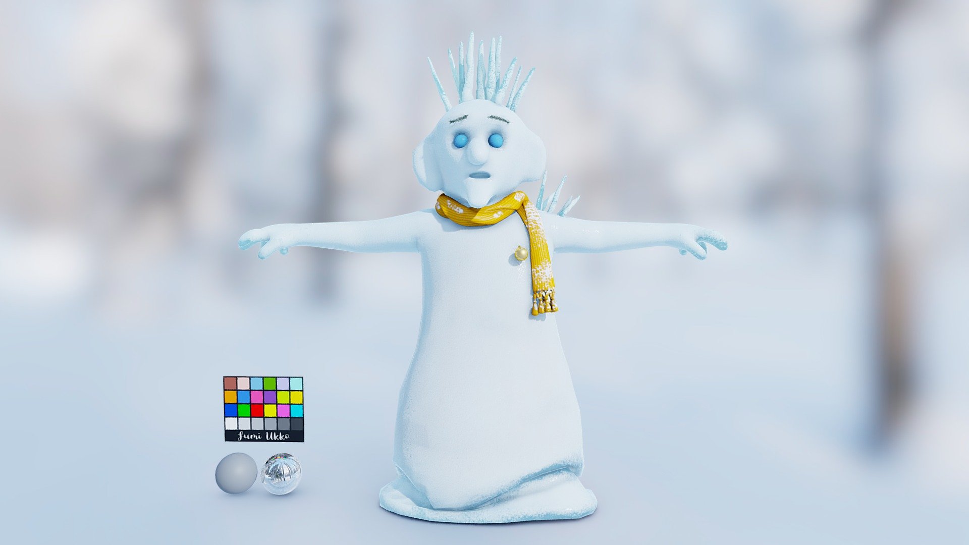 LumiUkko, the Magic Snowman - 3D model by VitaliyBurovArt [a643782 ...