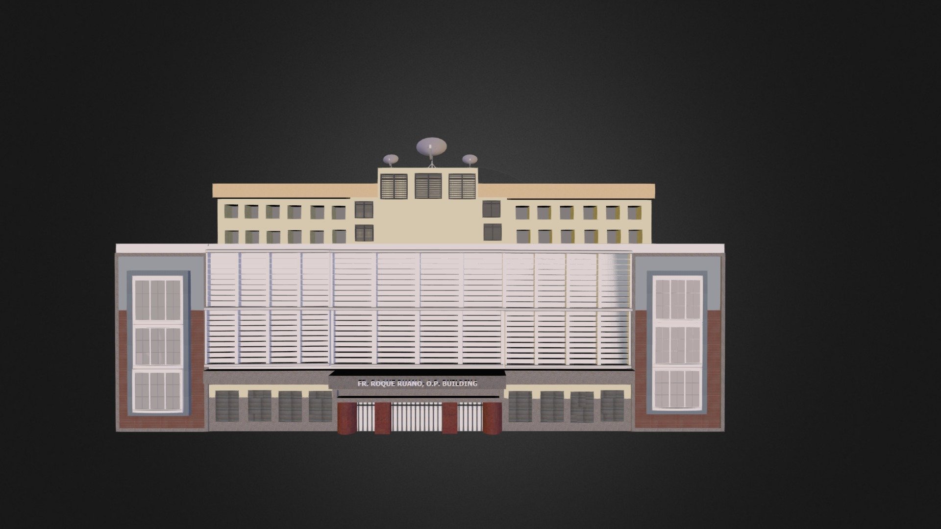 Roque Ruano Building - 3D model by Team C.L.I.C (@kuristar05) [a643f0c ...