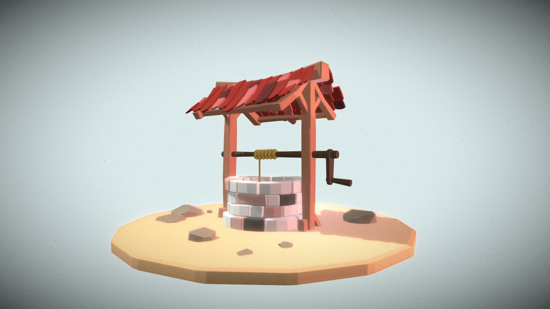 Low Poly Well - 3D model by OrFenn Schuller (@orfenn-schuller) [a645840] - Sketchfab