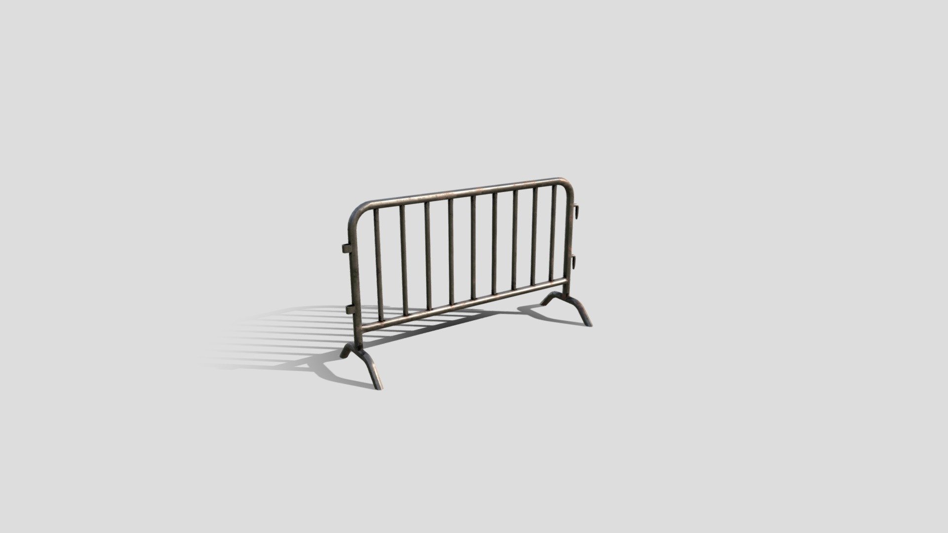 Metal Barrier - Buy Royalty Free 3D model by ROH3D [a647f41 ...