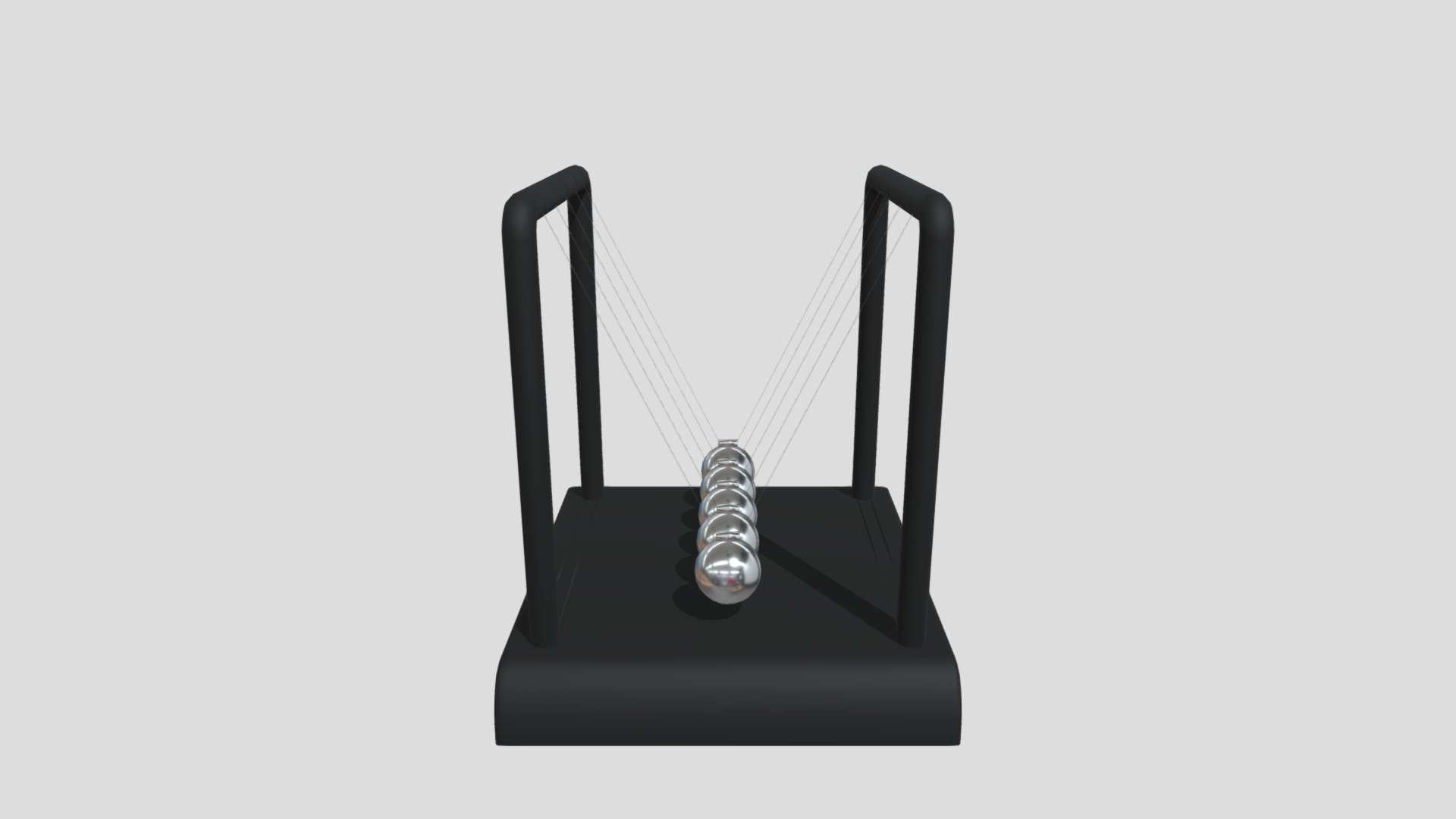 Newtons_cradle - Download Free 3D model by dona.phys1 [a648047] - Sketchfab