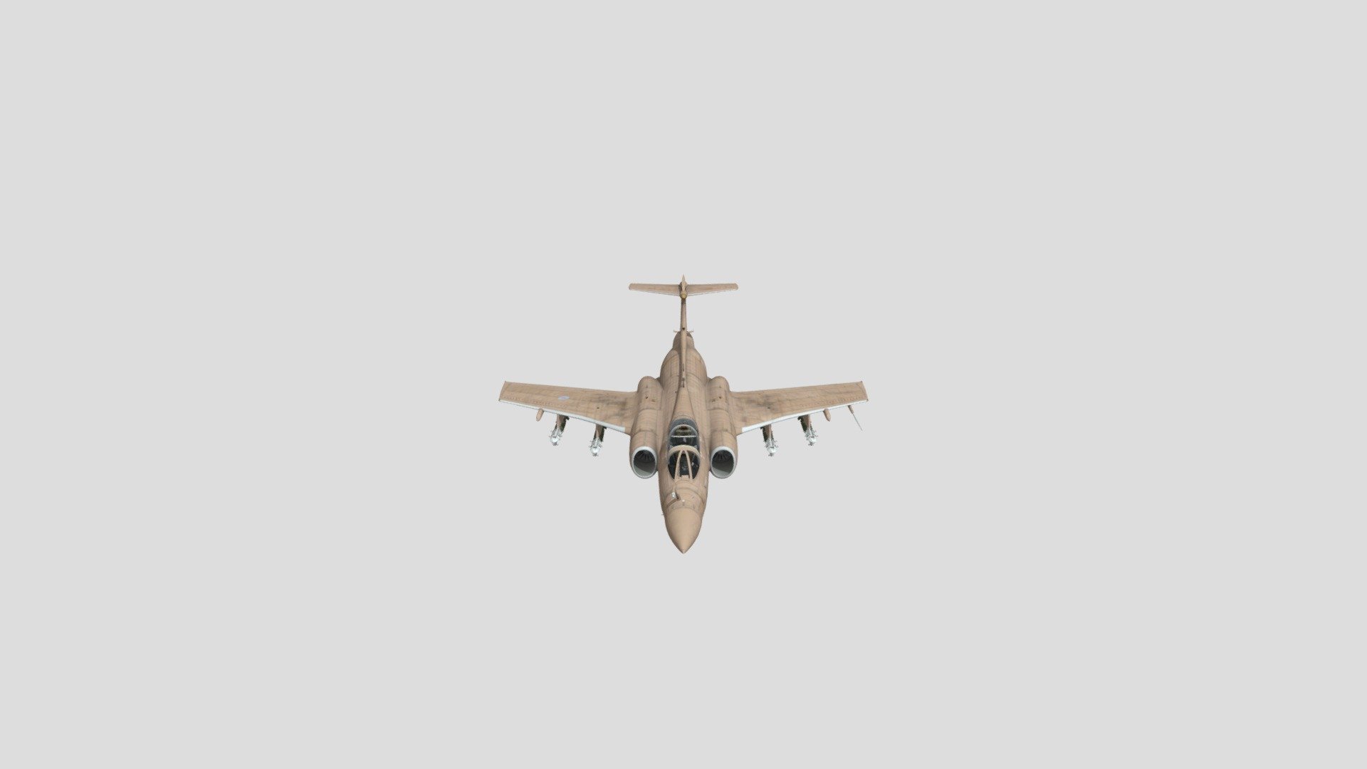 Buccaneer S.2B (War Thunder) - Download Free 3D model by KojfDiscord [a648070] - Sketchfab