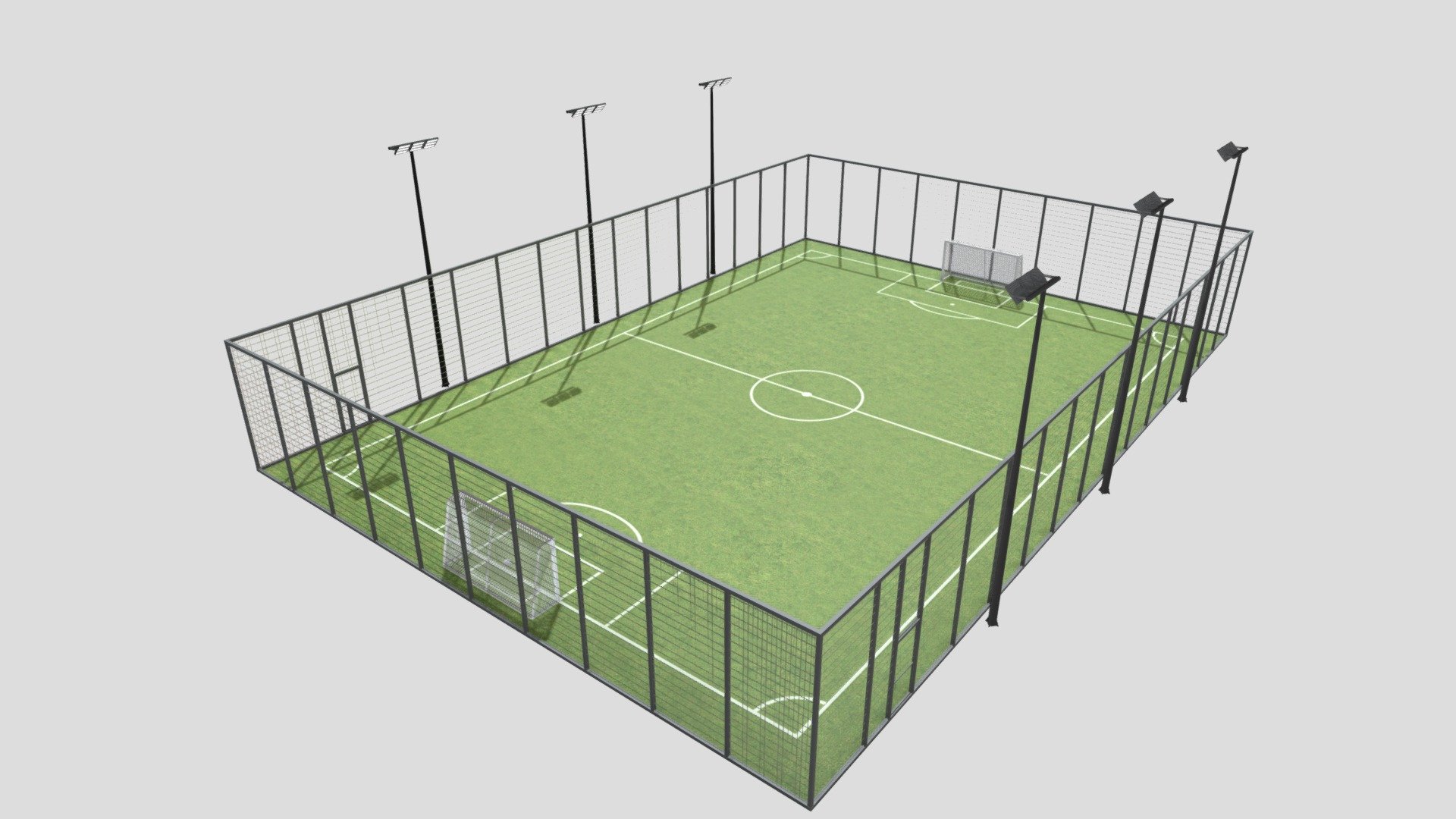 Soccer football field - Buy Royalty Free 3D model by 7midaart [a64897a ...
