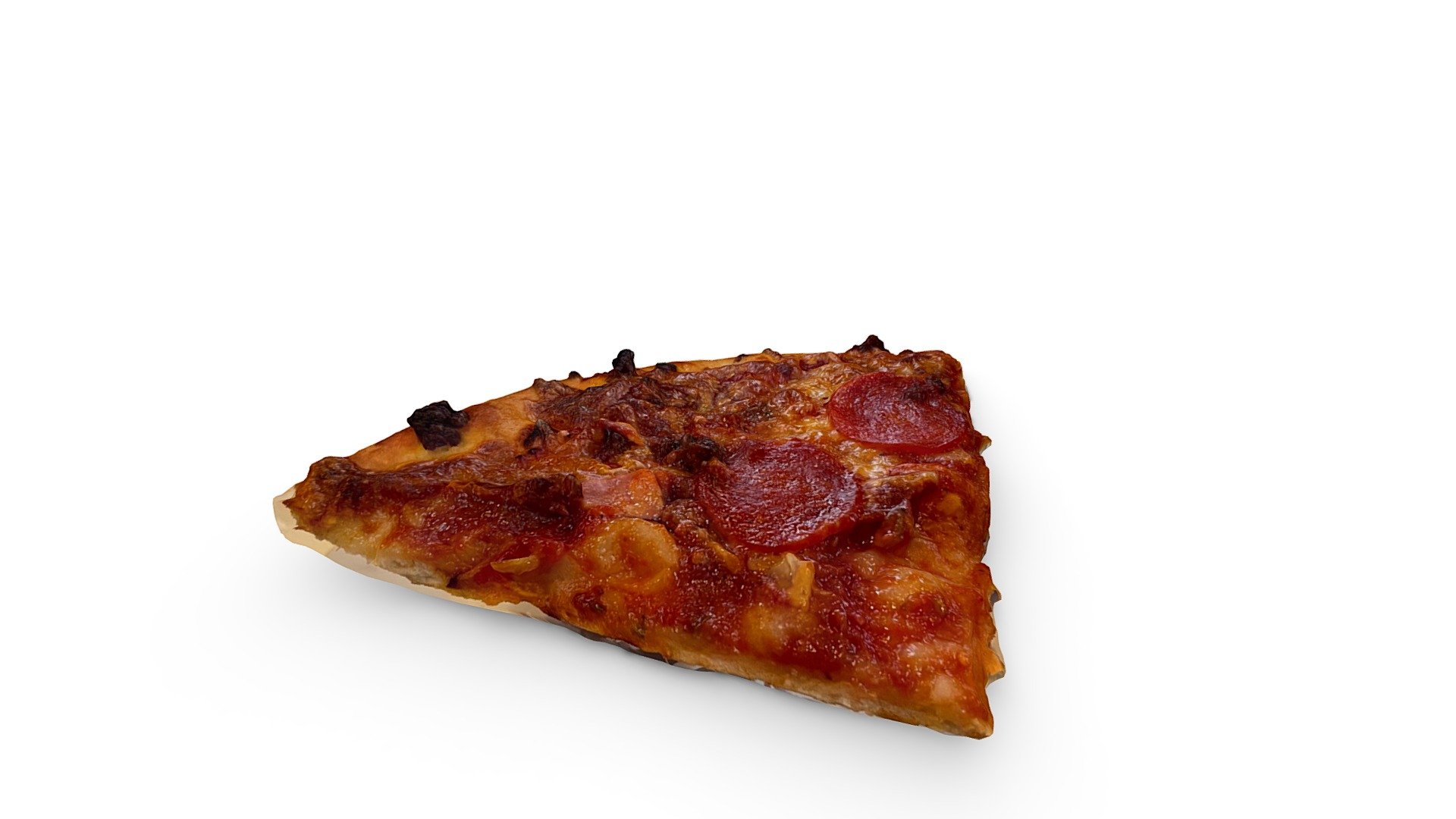 Slice of Pizza BBQ Meat Feast Woodfired - 3D model by gbscans [a64c4ab ...