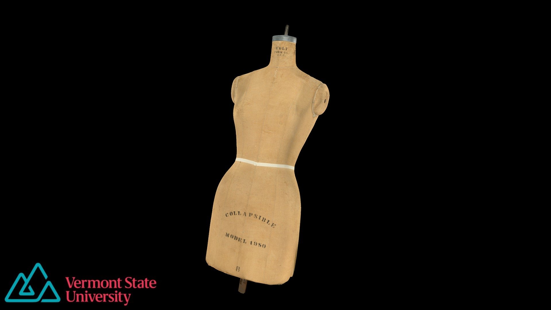 "Collapsible" Dress Form (VTSU3D_35_2) - 3D model by Vermont State Univ ...