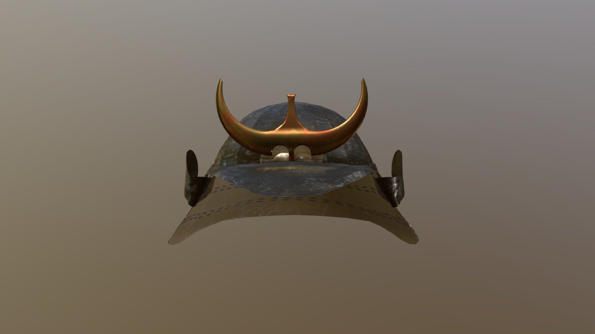 Samurai Helmet - 3D model by Josie_Calderone [a64e1ec] - Sketchfab