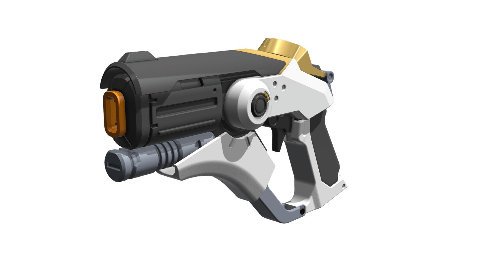 Mercy Blaster - Original - Golden - Fortune Skin - Buy Royalty Free 3D ...
