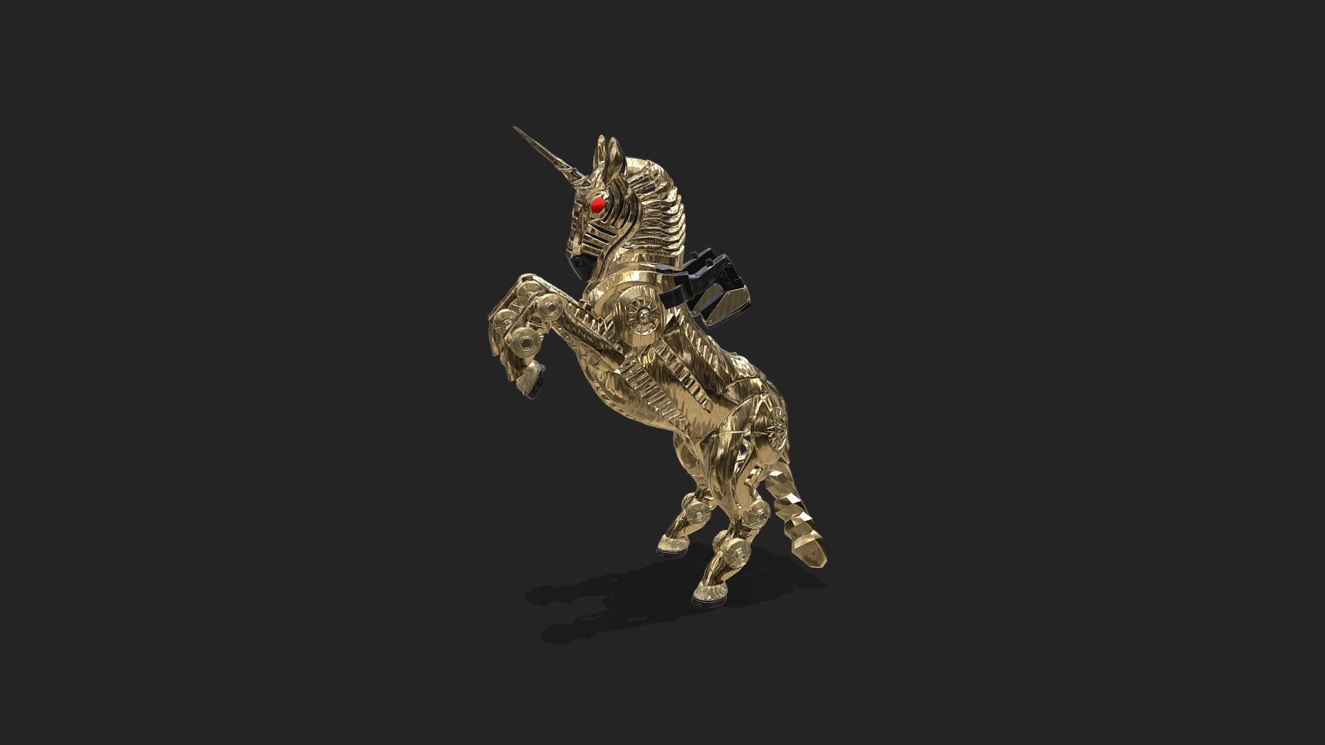 Cyber Stallion Golden Boi - 3D model by Cyber Stallions ...