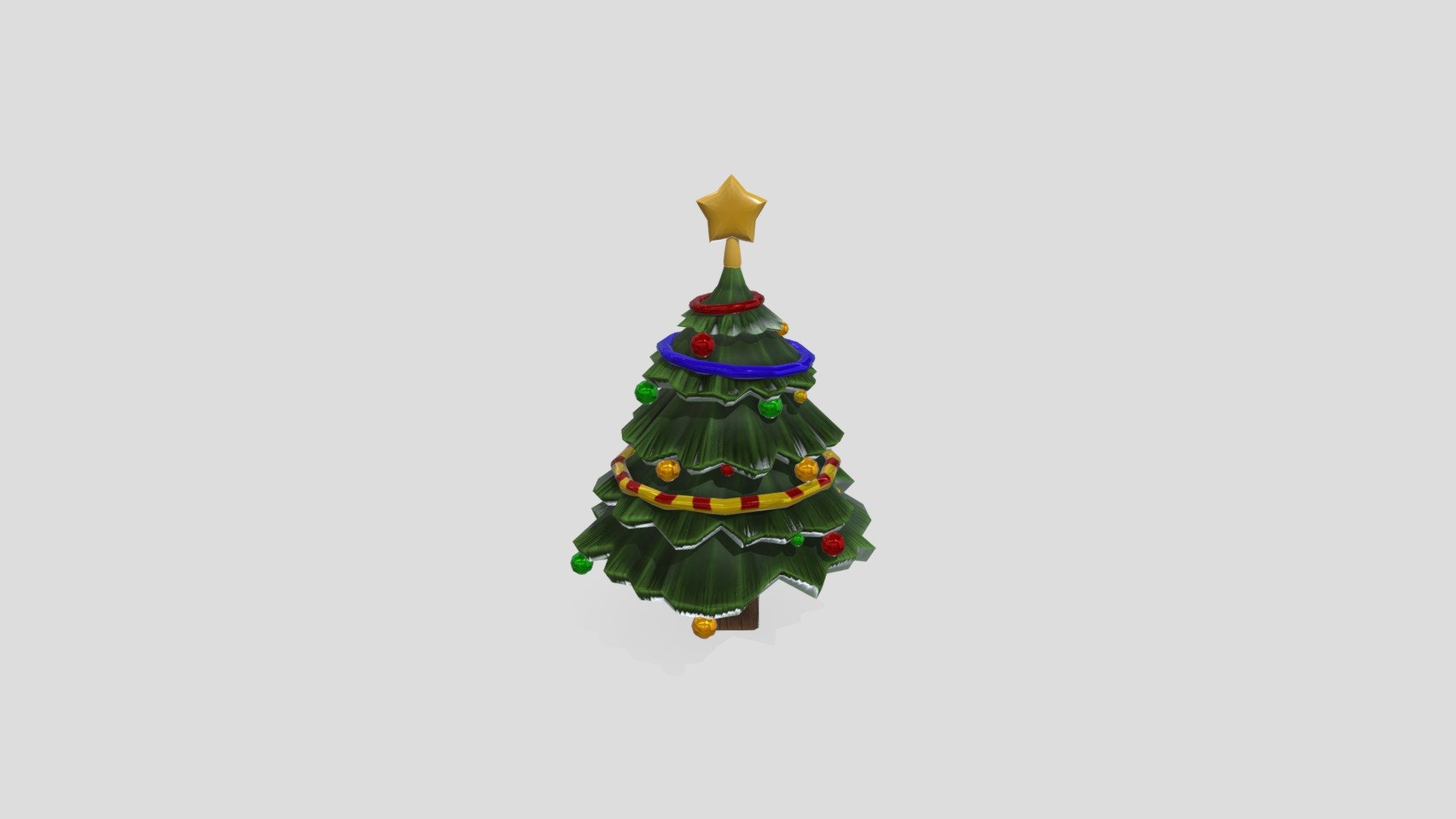 Christmas Tree - 3D model by deniztalun [a6505fa] - Sketchfab