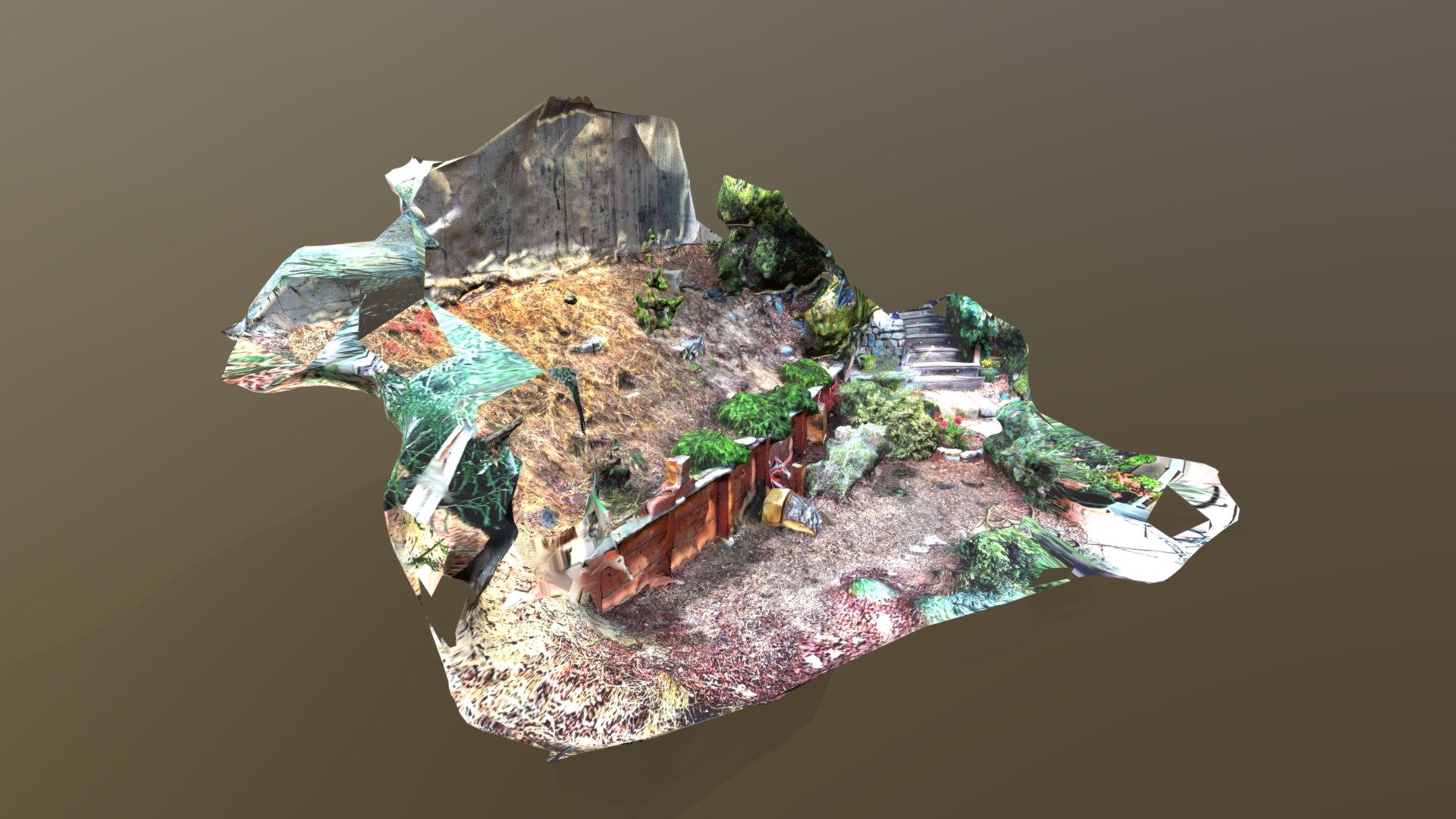 Frontyard Hillside Lidar Photo-textured Mesh - Download Free 3D model ...