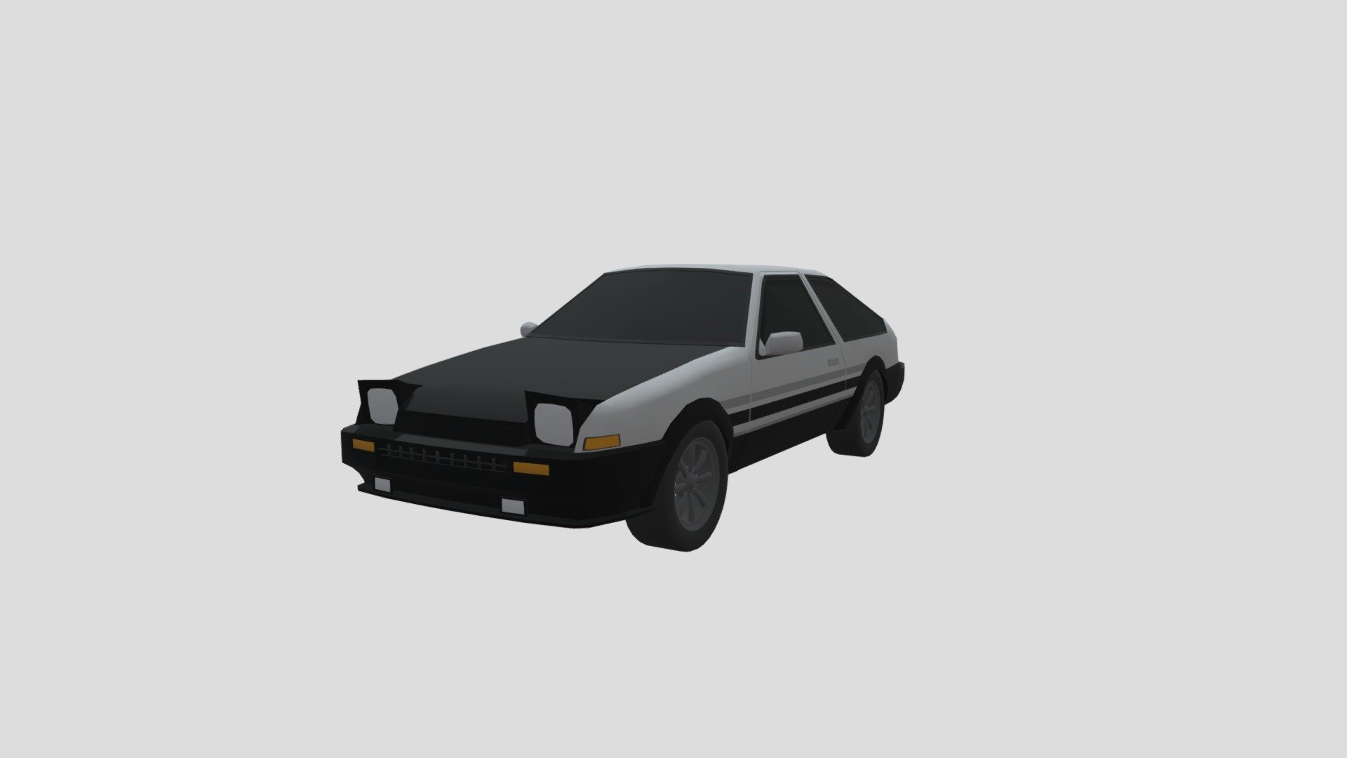 Toyota AE86 "Trueno" - 3D model by Laleggenda11 [a652046] - Sketchfab