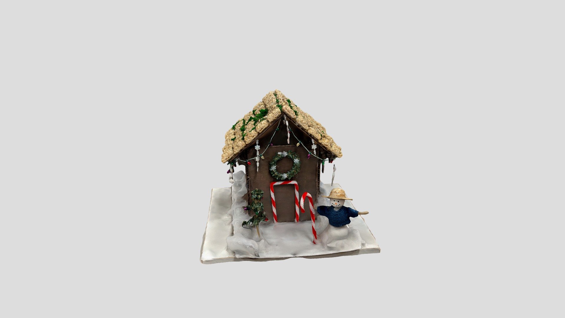 gingerbread house 4 - 3D model by otisbison [a652c20] - Sketchfab