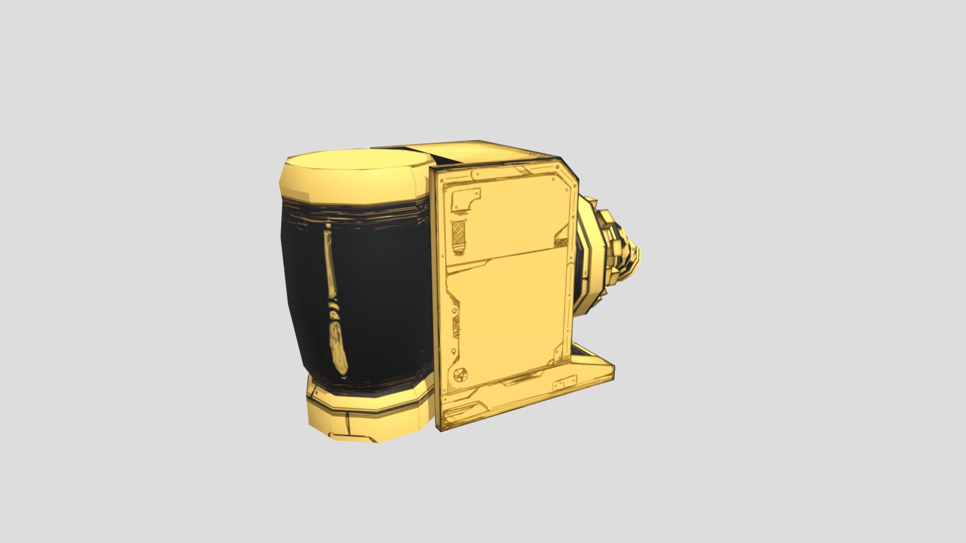 Ink Machine - Download Free 3D model by Bendy (@karlof) [a6541b1 ...