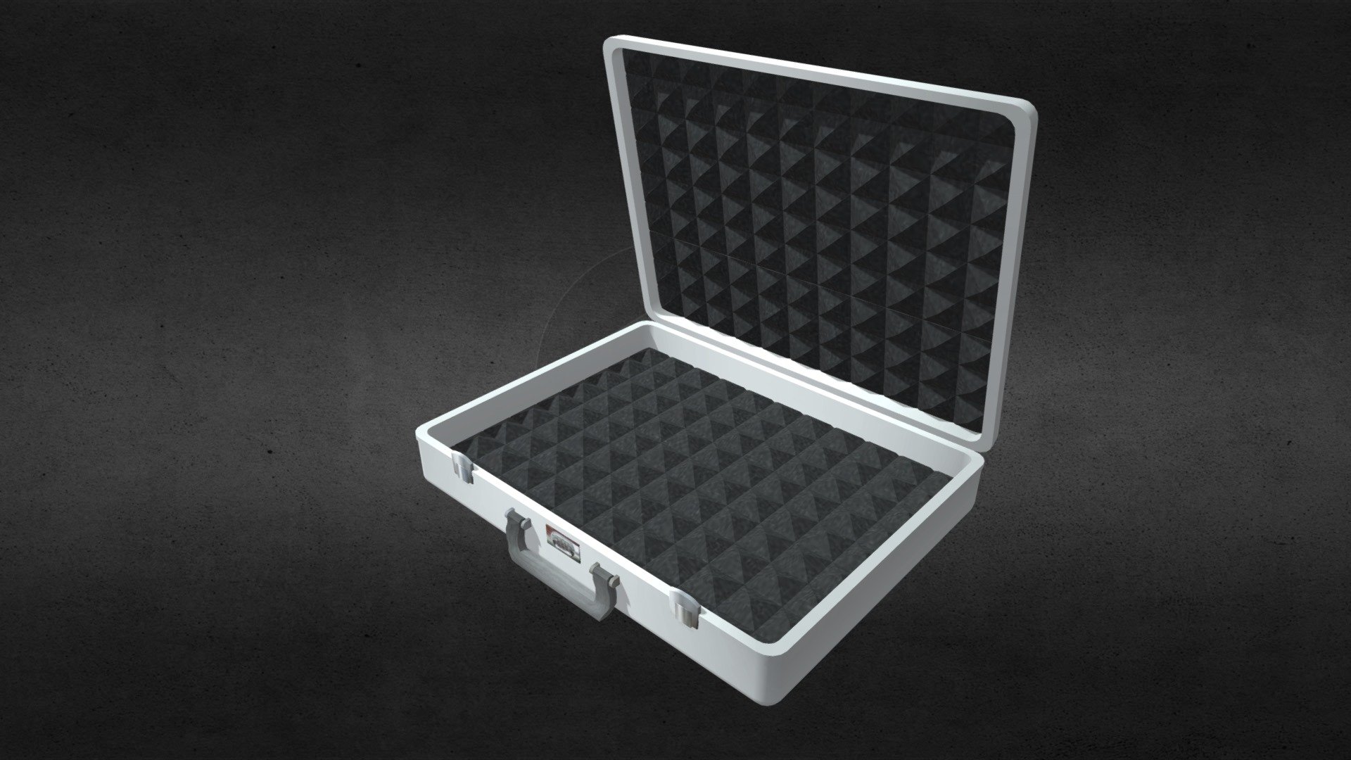 Briefcase empty (low poly, game ready) - Download Free 3D model by ...