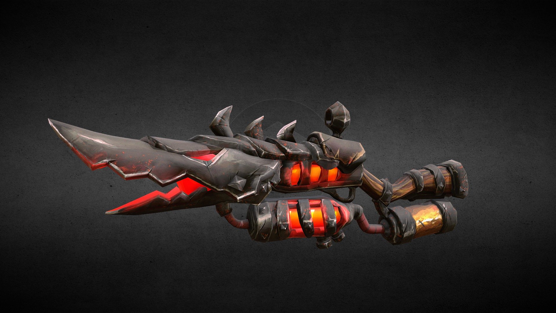 Orchis Gun - 3D model by aditya (@adityak3d) [a65632d] - Sketchfab
