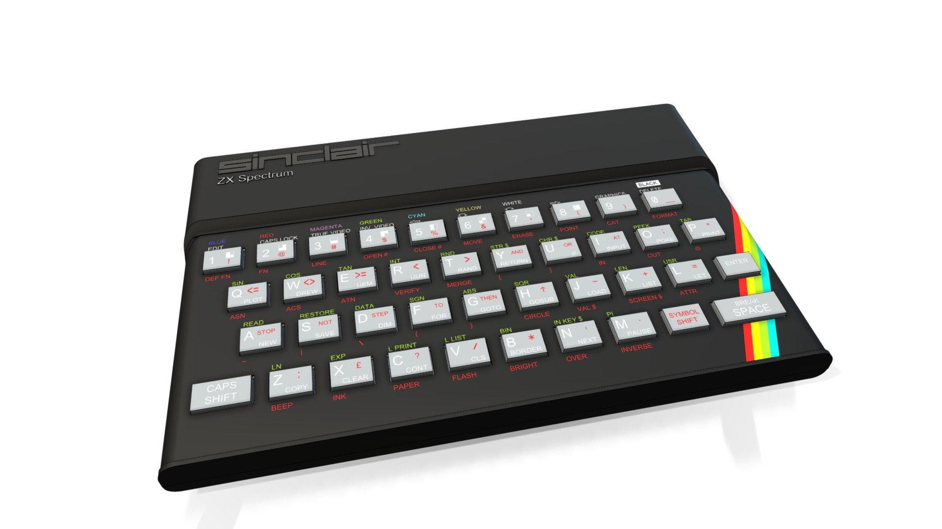 ZX Spectrum 48K - Download Free 3D model by MaaB [a657d72] - Sketchfab