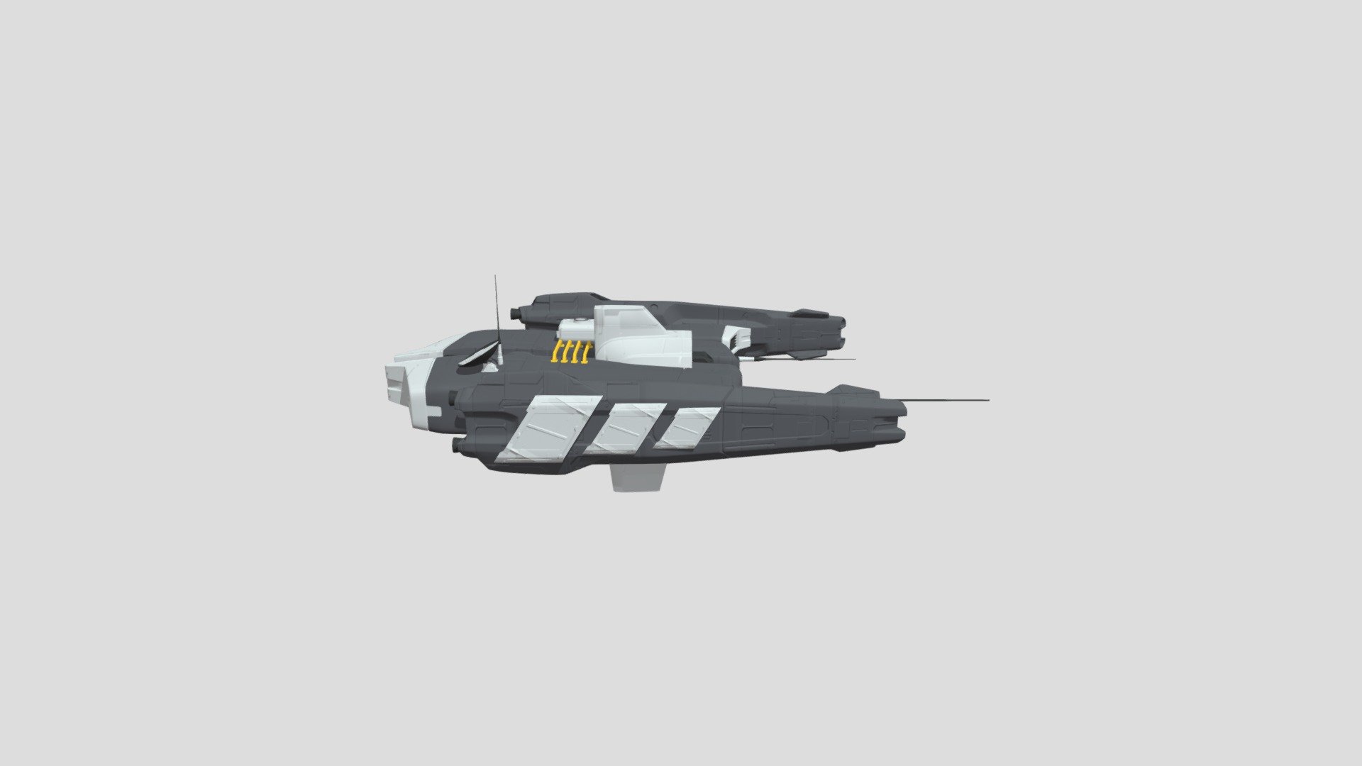 Spaceship - 3D model by mohamedhussien [a65a3ac] - Sketchfab