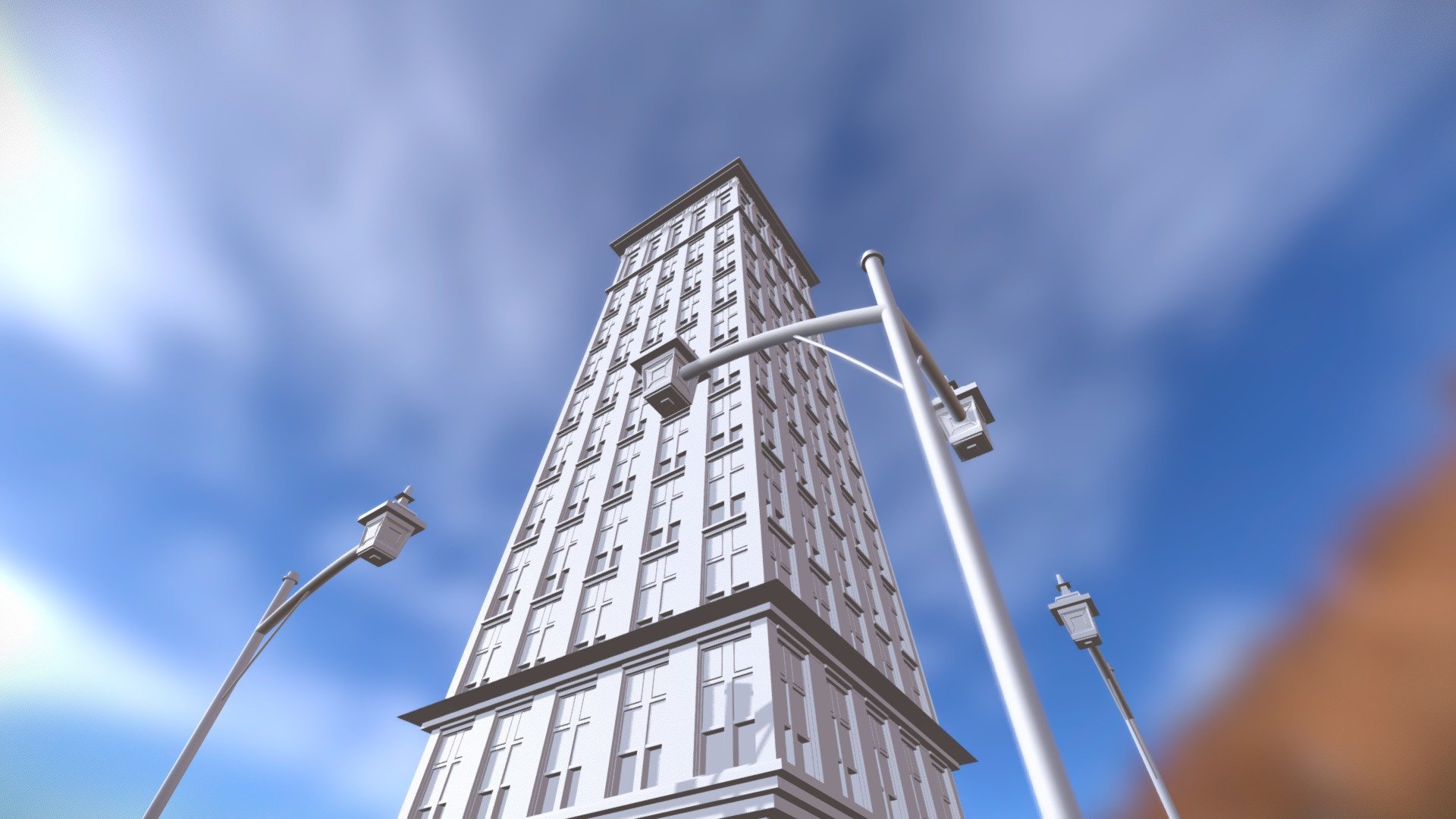 Stylized Building Practice - 3D model by neode [a65a49f] - Sketchfab