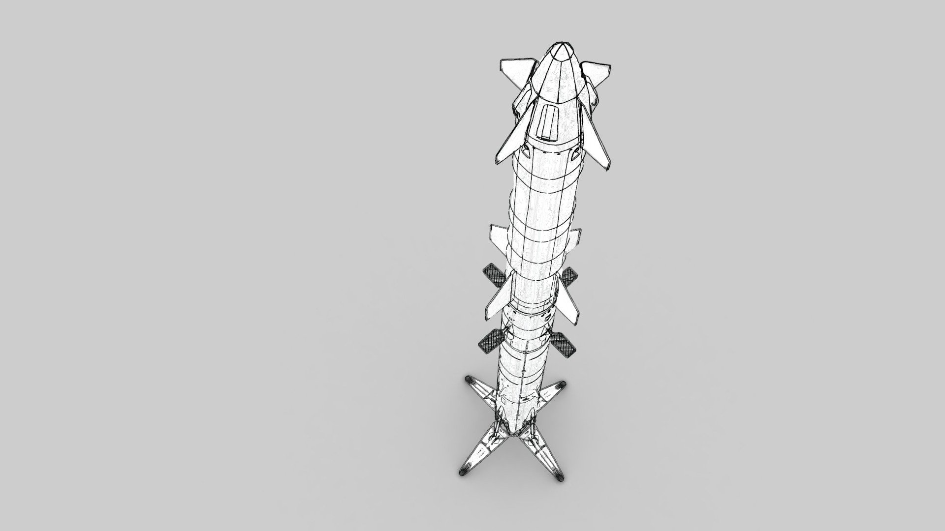 Spacex Starship 3dsketch - 3D model by sy-kim [a65ab43] - Sketchfab