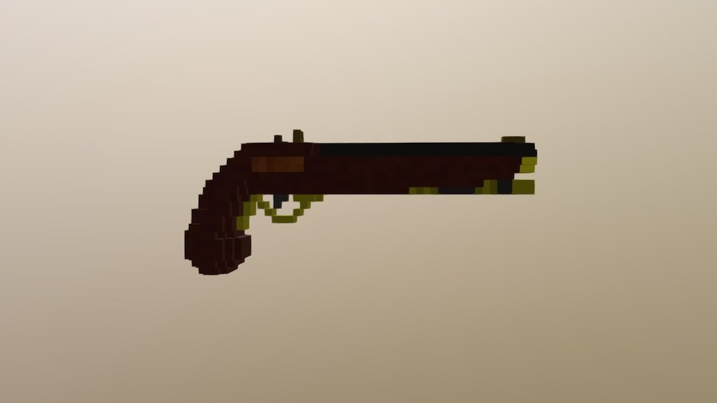 Voxel Kentucky Flintlock - Download Free 3D model by QuickScoP3s ...