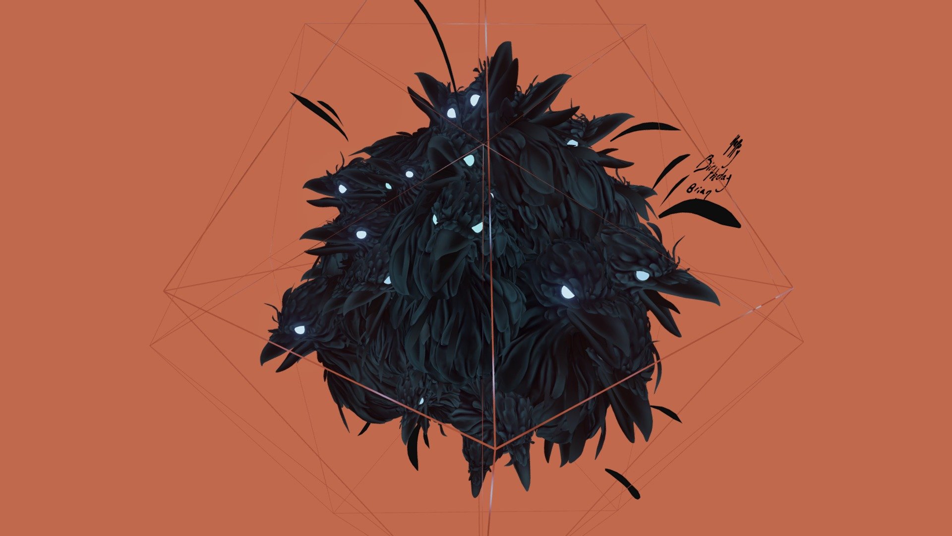 A Conspiracy of Ravens - 3D model by Olena (@natureintheory) [a65e238 ...