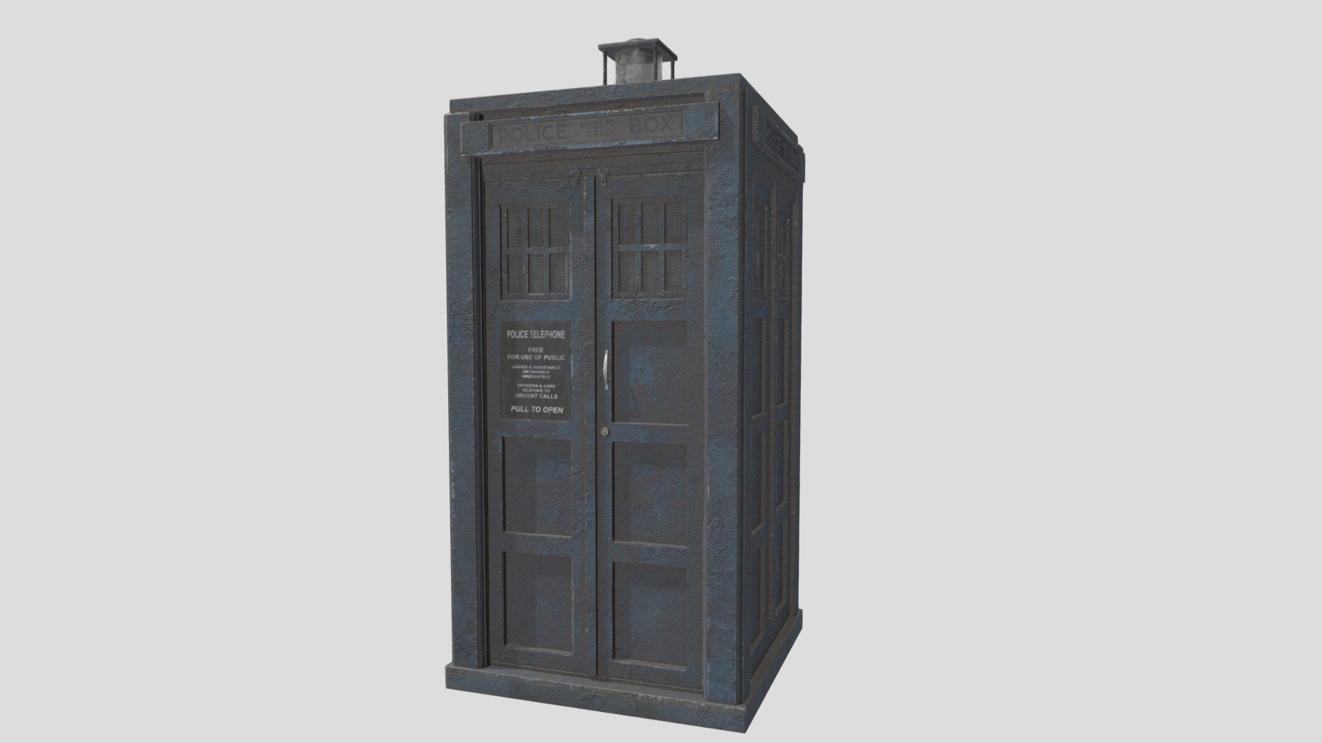 2nd/ 3rd Doctor's TARDIS (1969-1971) - 3D model by Conor Norwood ...