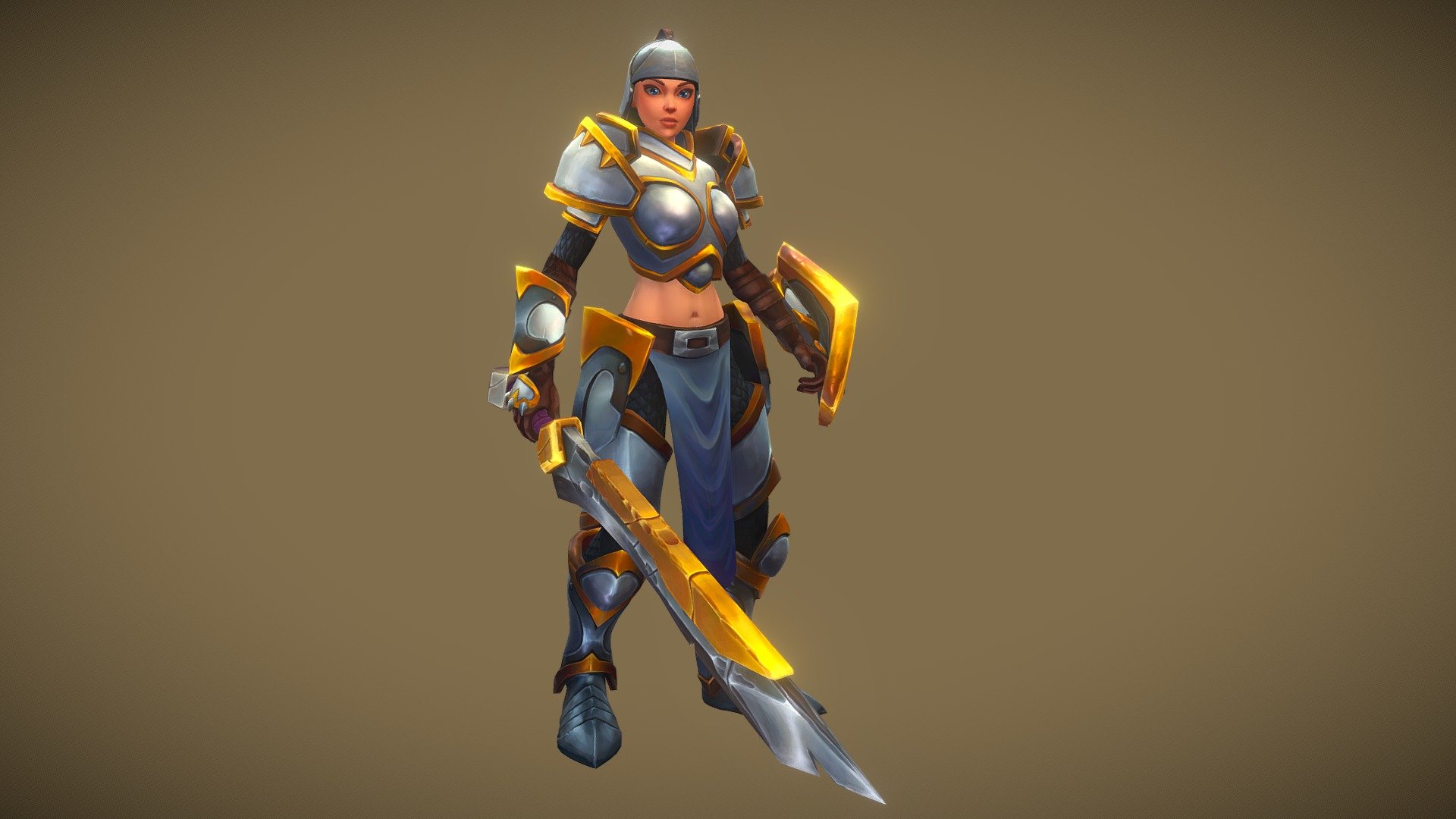 Stylized Human Female Footman(Outfit) - 3D model by N-hance Studio ...