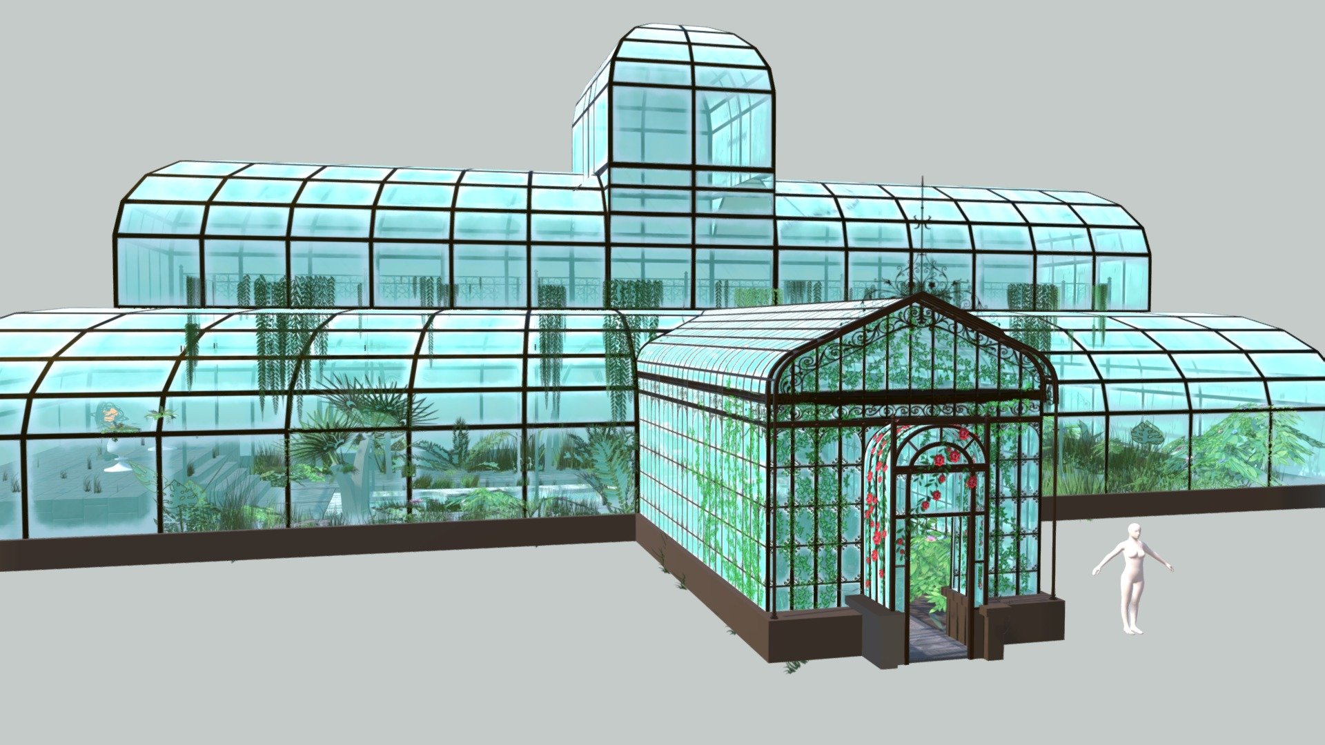Conservatory - 3D model by Eira (@eirav) [a663667] - Sketchfab