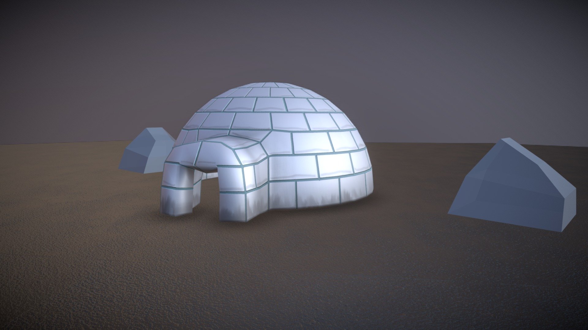 Igloo - 3D model by Walpe (@WarrennLopezPerez) [a66407b] - Sketchfab