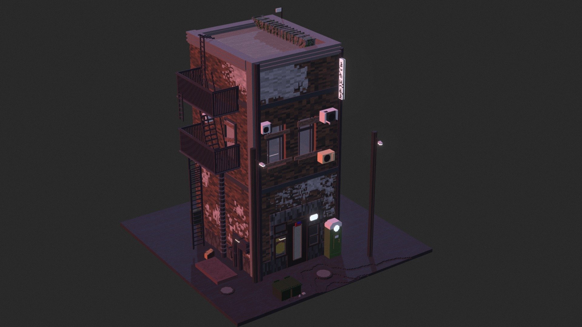 Old building - 3D model by s21431 [a6651ba] - Sketchfab