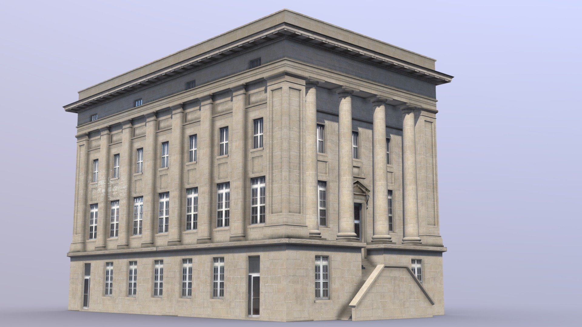 Masonic Temple Burlington - 3D model by Darf (@sannie01) [a667f79 ...