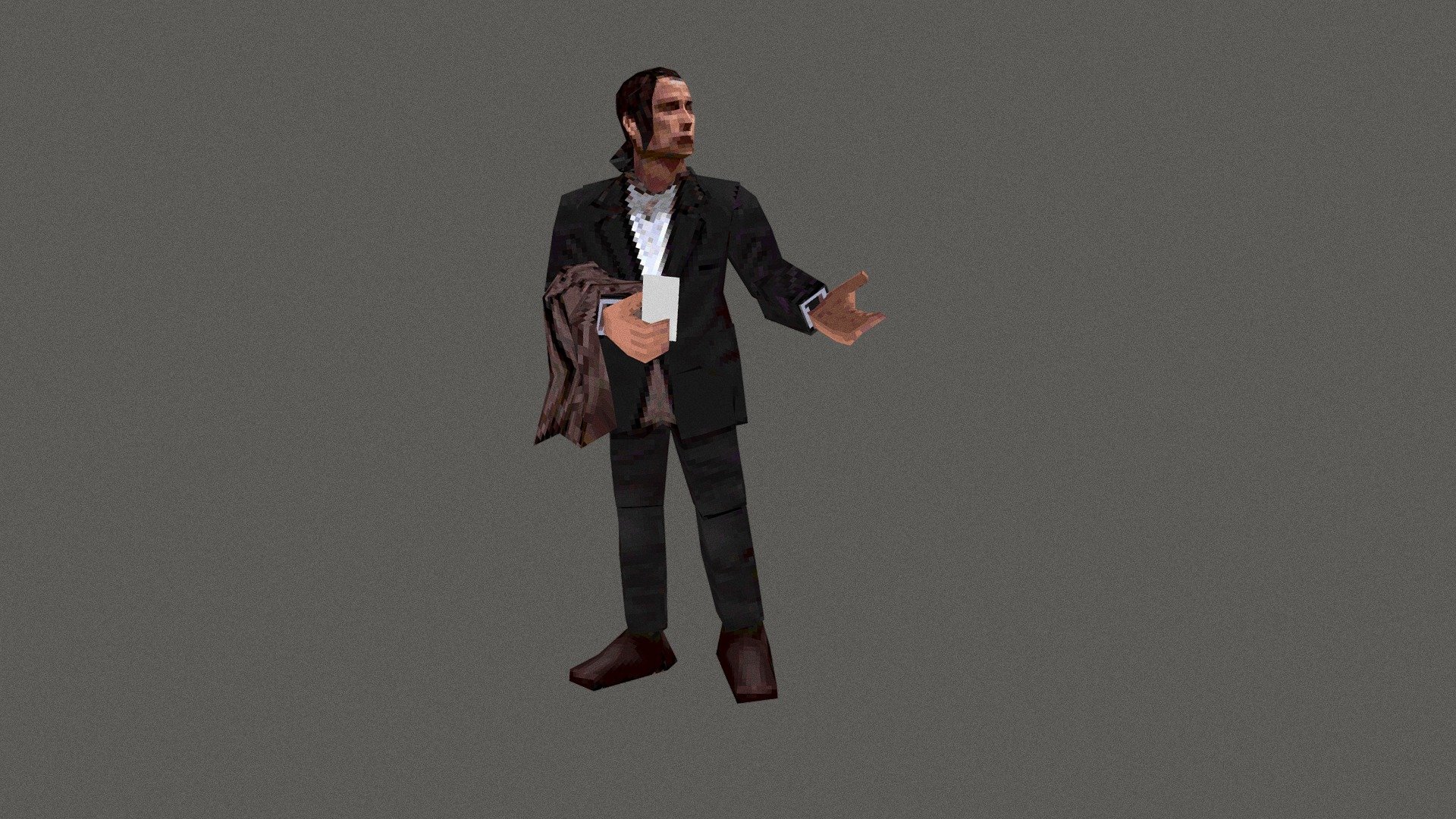 Confused Travolta Meme PS1 Style - 3D model by yanix [a66815f] - Sketchfab