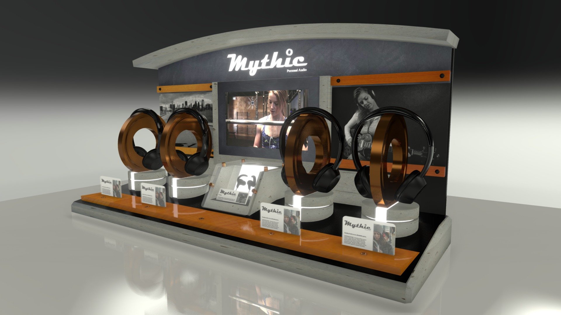 Mythic_headphone_display_on countertop - 3D model by FRANKMAYER ...