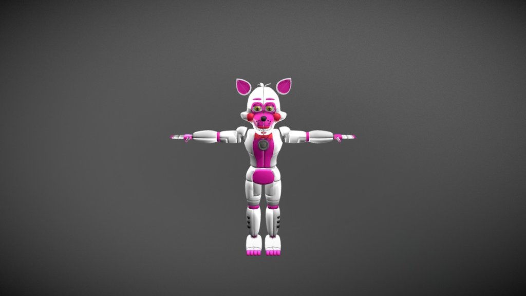 Fnaf-sister-location-funtime-foxy-v2 - 3D model by Megi.Dimitrova ...