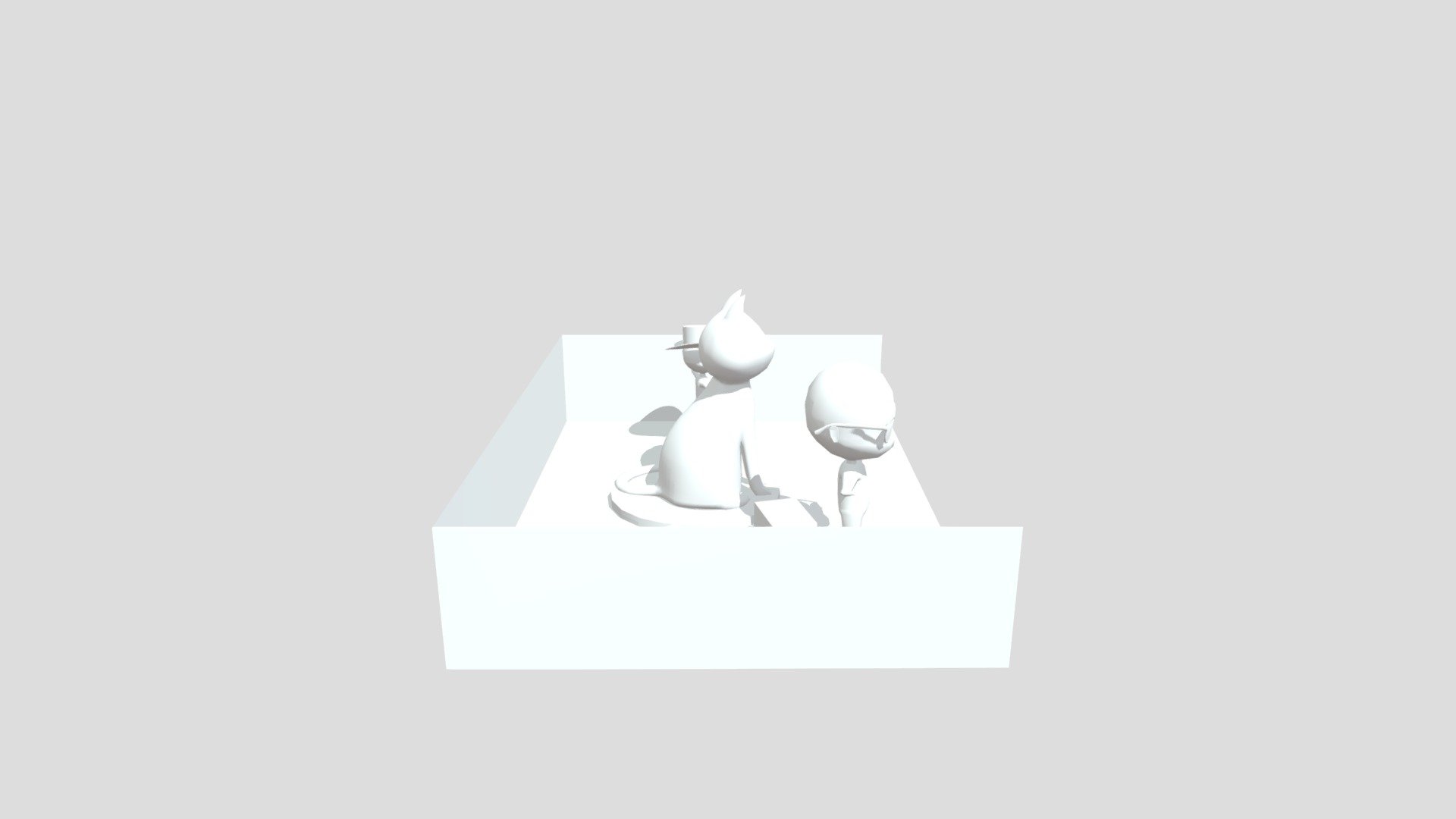 Human-cat low poly - Download Free 3D model by Auliyarois [a66a03c ...