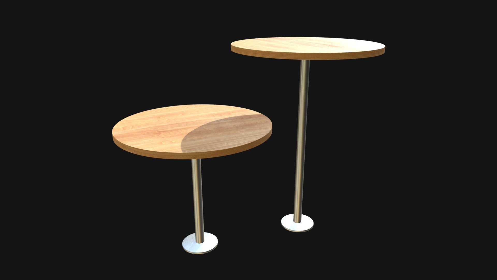 Round standing tables - Buy Royalty Free 3D model by FrancescoMilanese ...