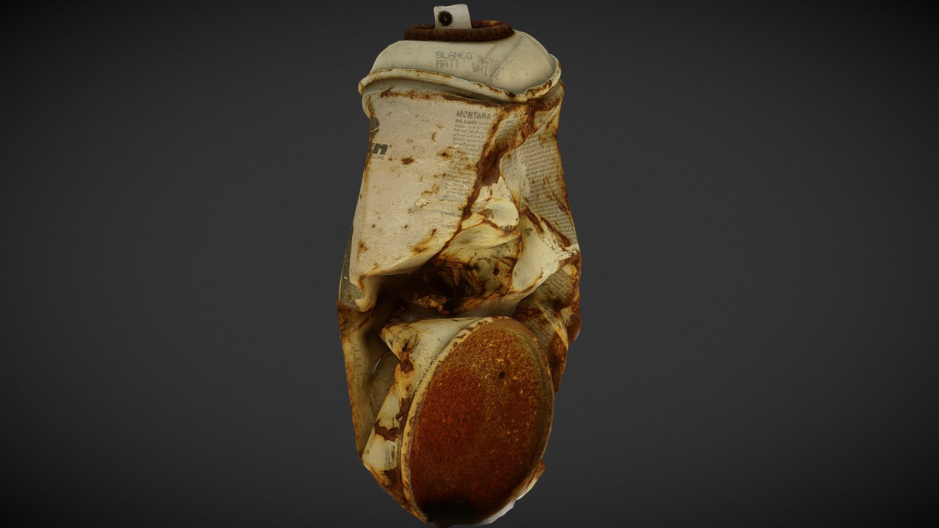Rusty spray can - Download Free 3D model by Jukka Alander (@kino ...