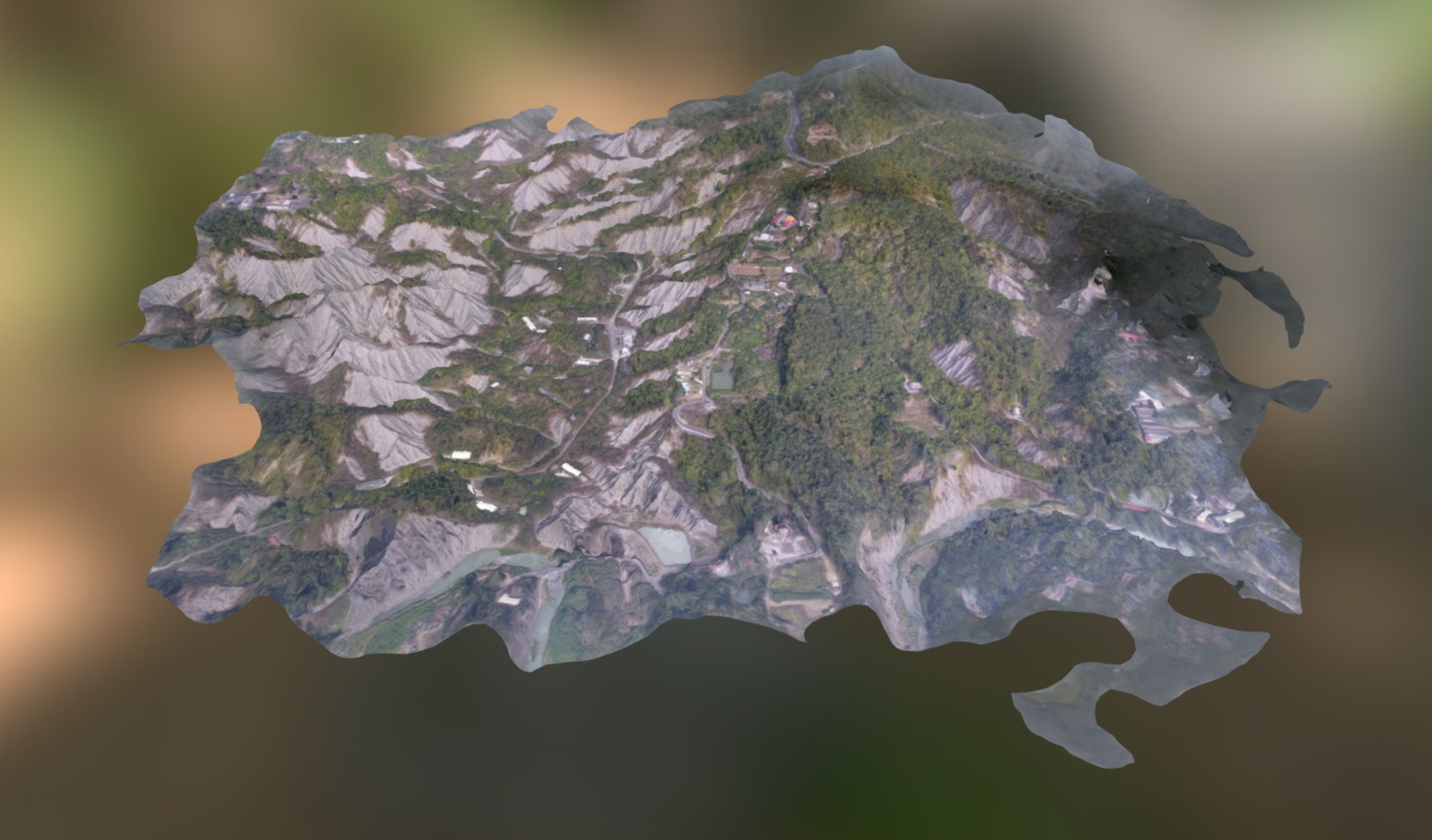 Moon World Landscape, Longchi, Tainan, Taiwan - Download Free 3D model ...
