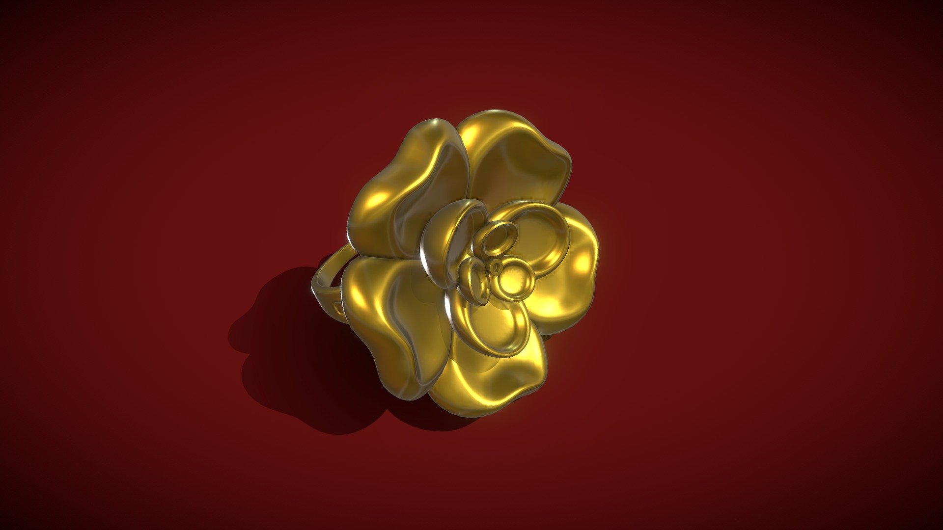 Flower Ring - Buy Royalty Free 3D model by Sandeep Choudhary ...